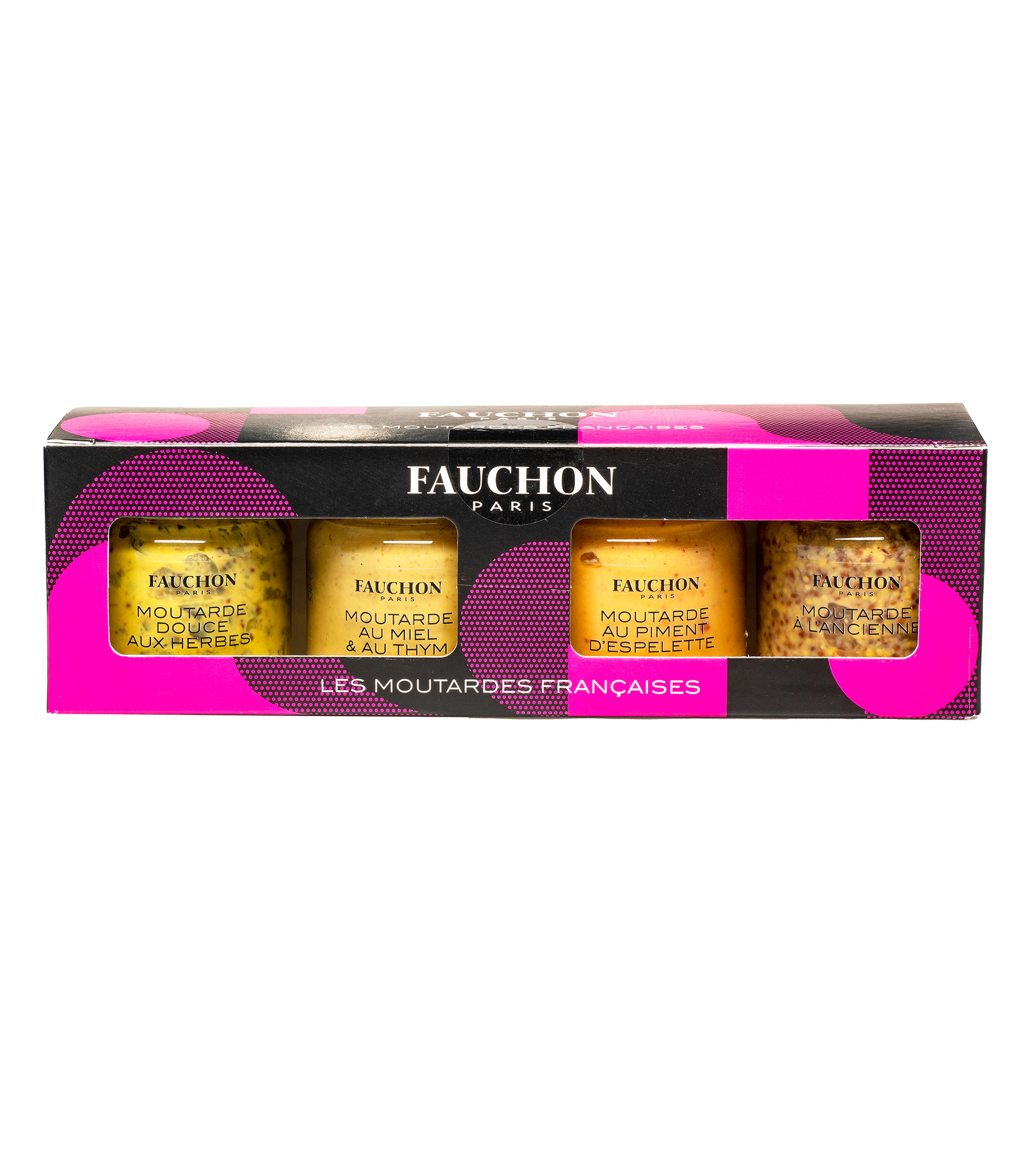 Fauchon Paris Set de 4 mini mostazas, 35 gr - El Palacio de Hierro