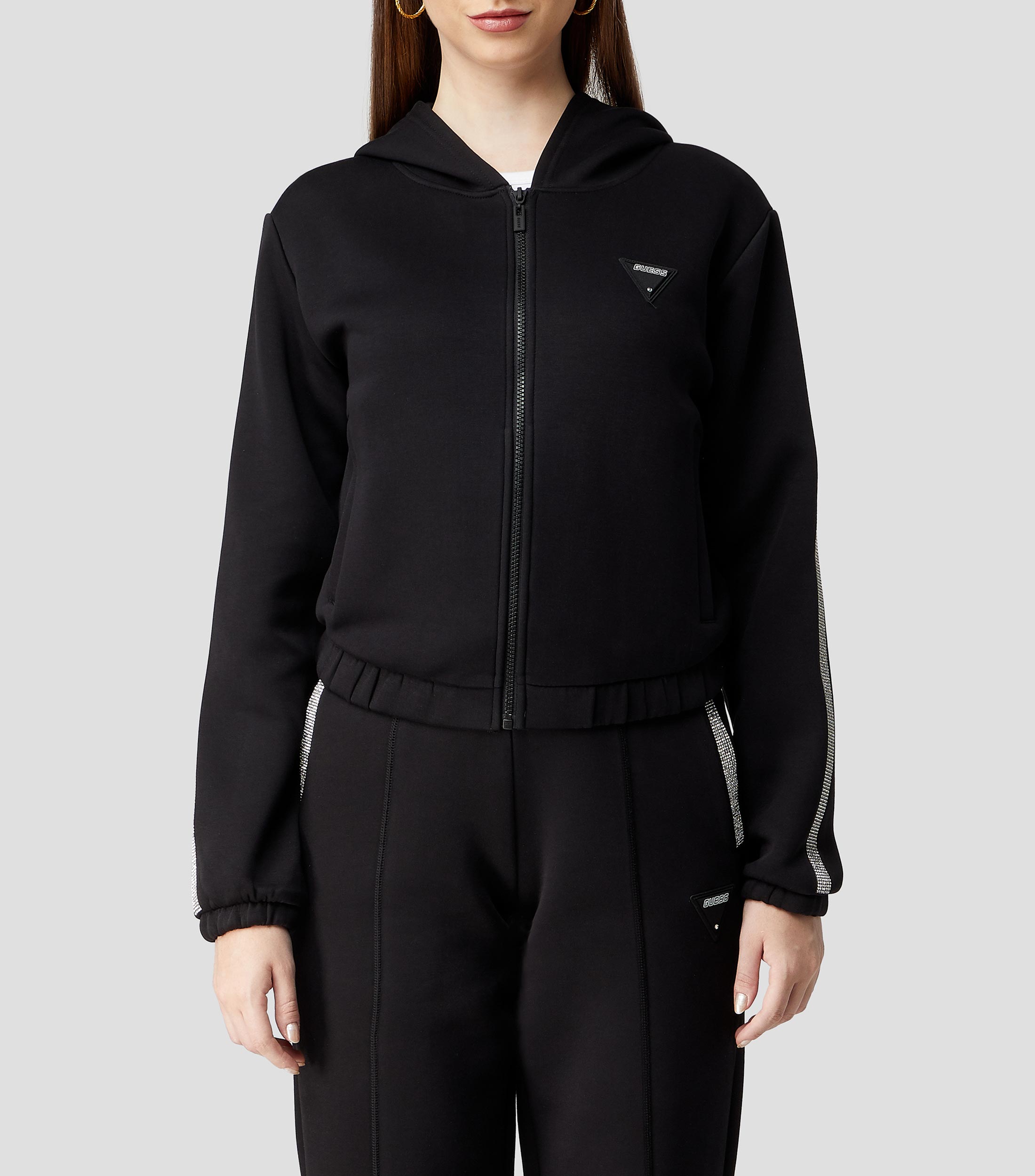 Guess: Sudadera con Cierre y Capucha Mujer | El Palacio de Hierro