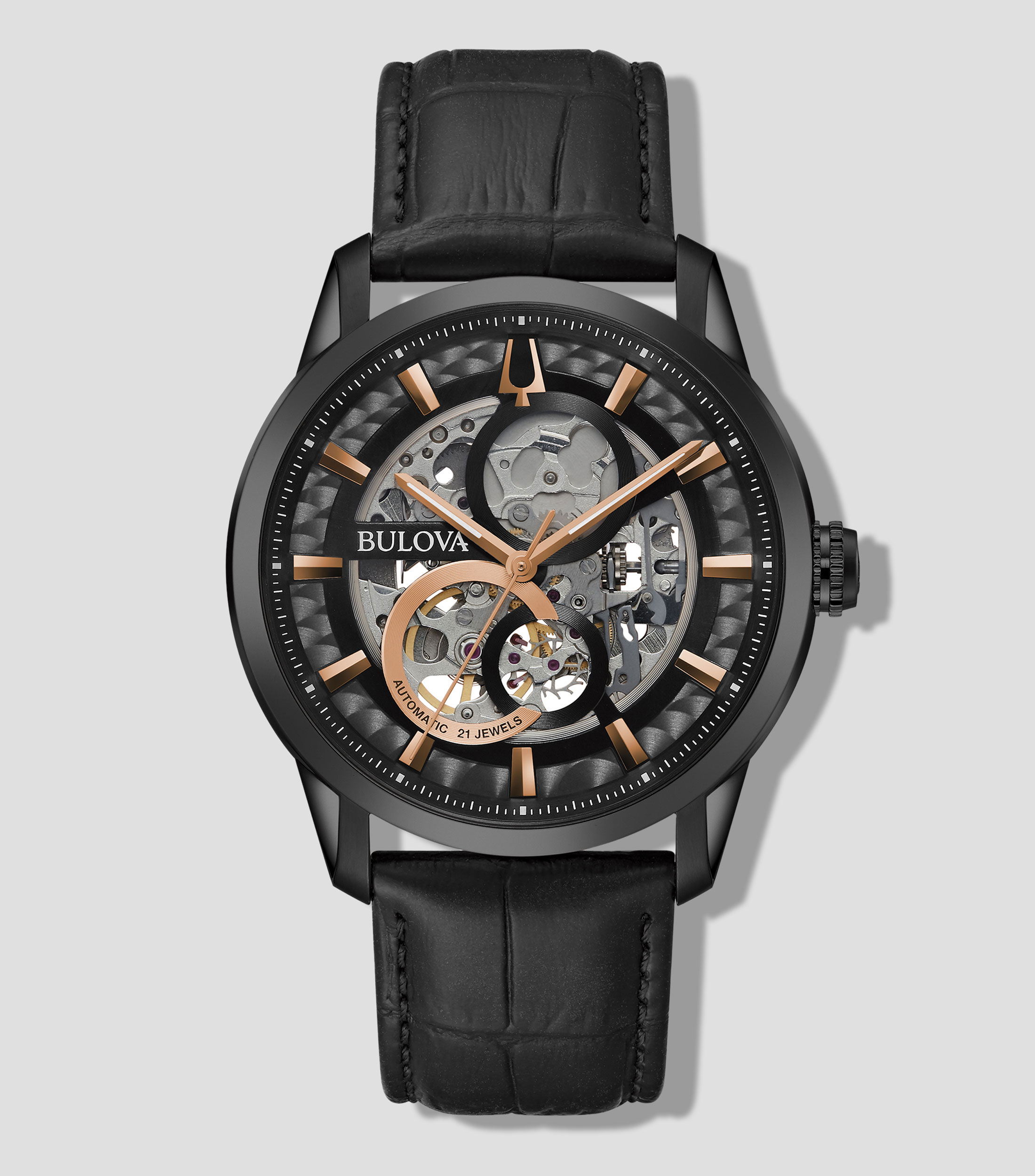 Bulova Reloj para Hombre Sutton Casual, Negro - El Palacio de Hierro