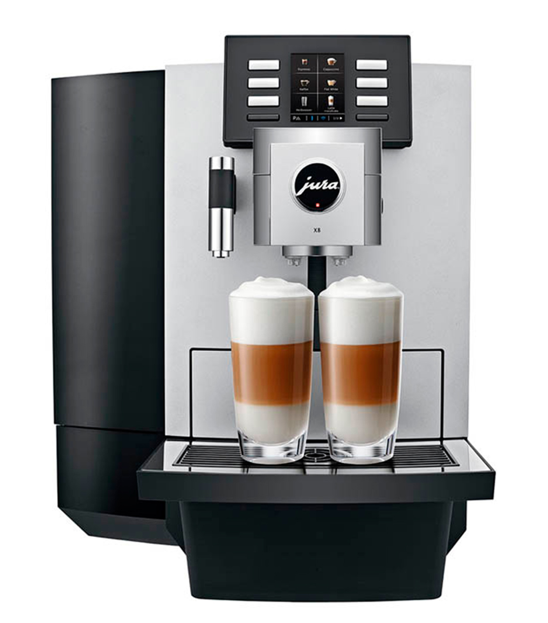 JURA: Cafetera Express Súper Automática X8 para 400 Tazas, Plata | El ...