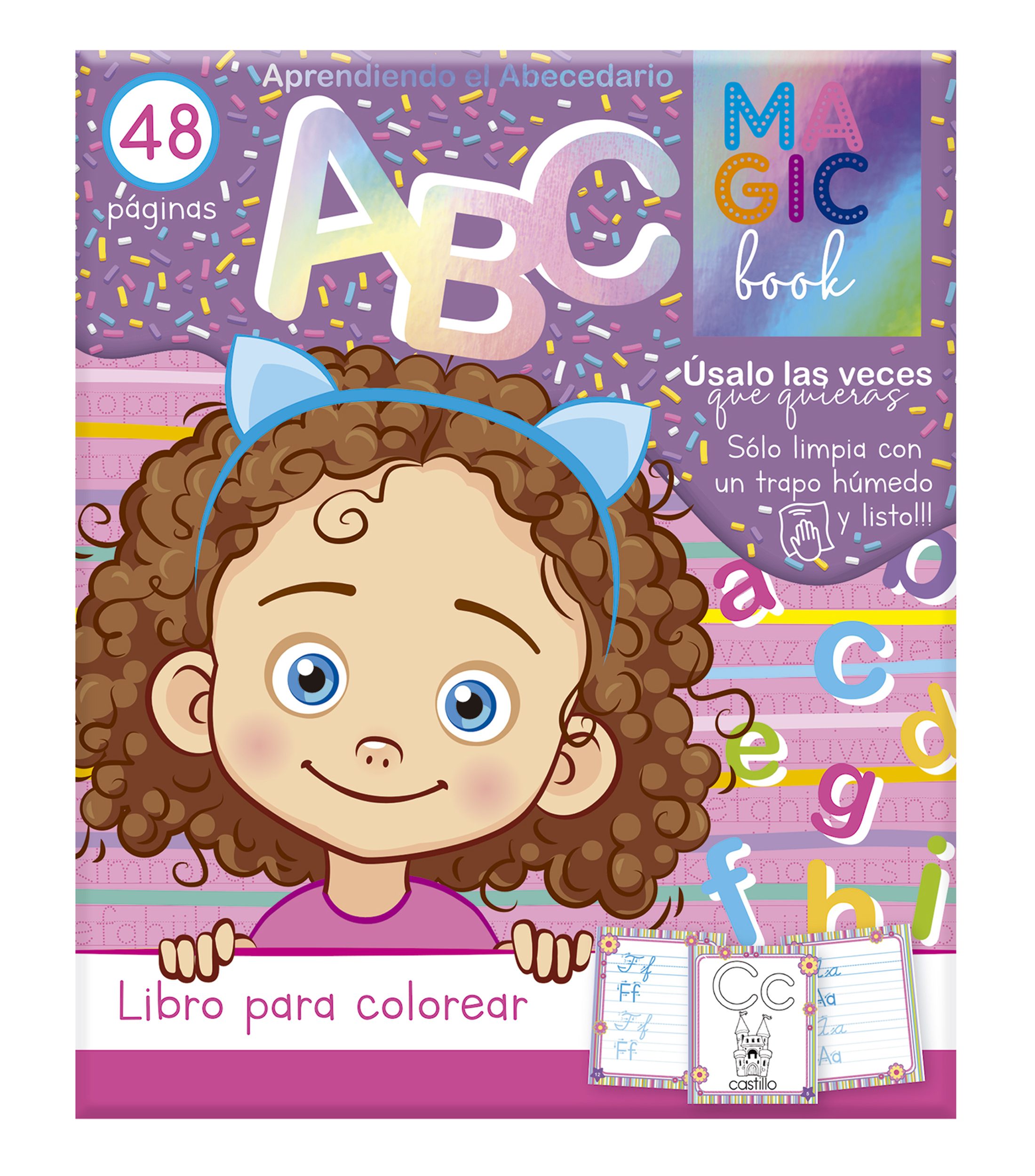 Dipak Libro para Colorear Magic Book Aprendiendo el Abecedario - El ...