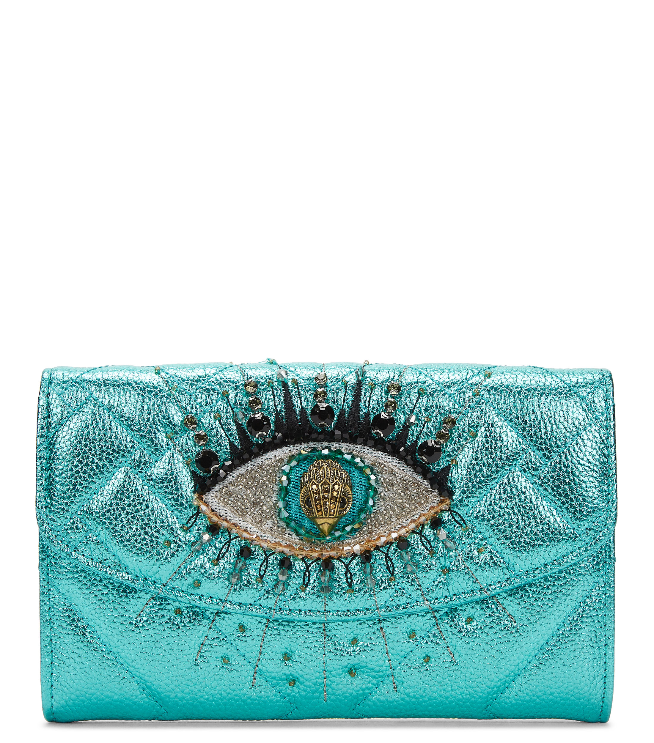 Kurt Geiger: Cartera verde en piel Kensington Mujer | El Palacio de Hierro