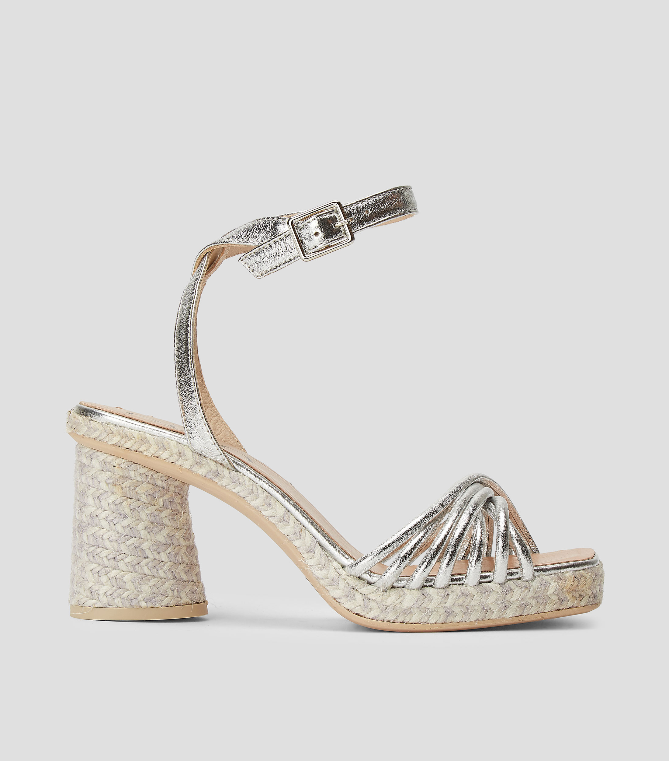 Gaimo: Alpargatas Fusca con tacón alto redondo Mujer | El Palacio de Hierro