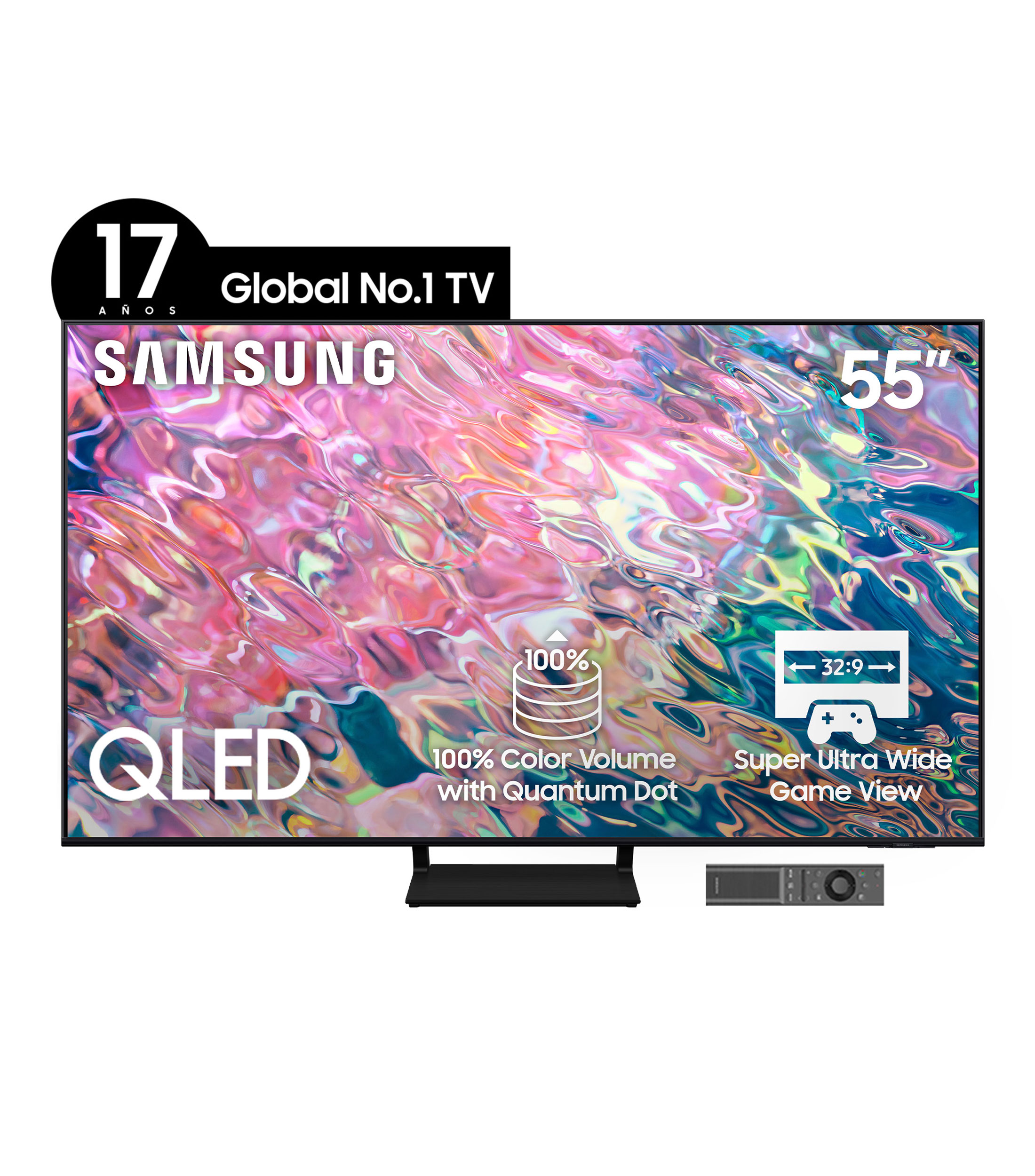 Samsung: Pantalla Samsung 55 Pulgadas Plana QLED 4K QN55Q65BAFXZX | El ...