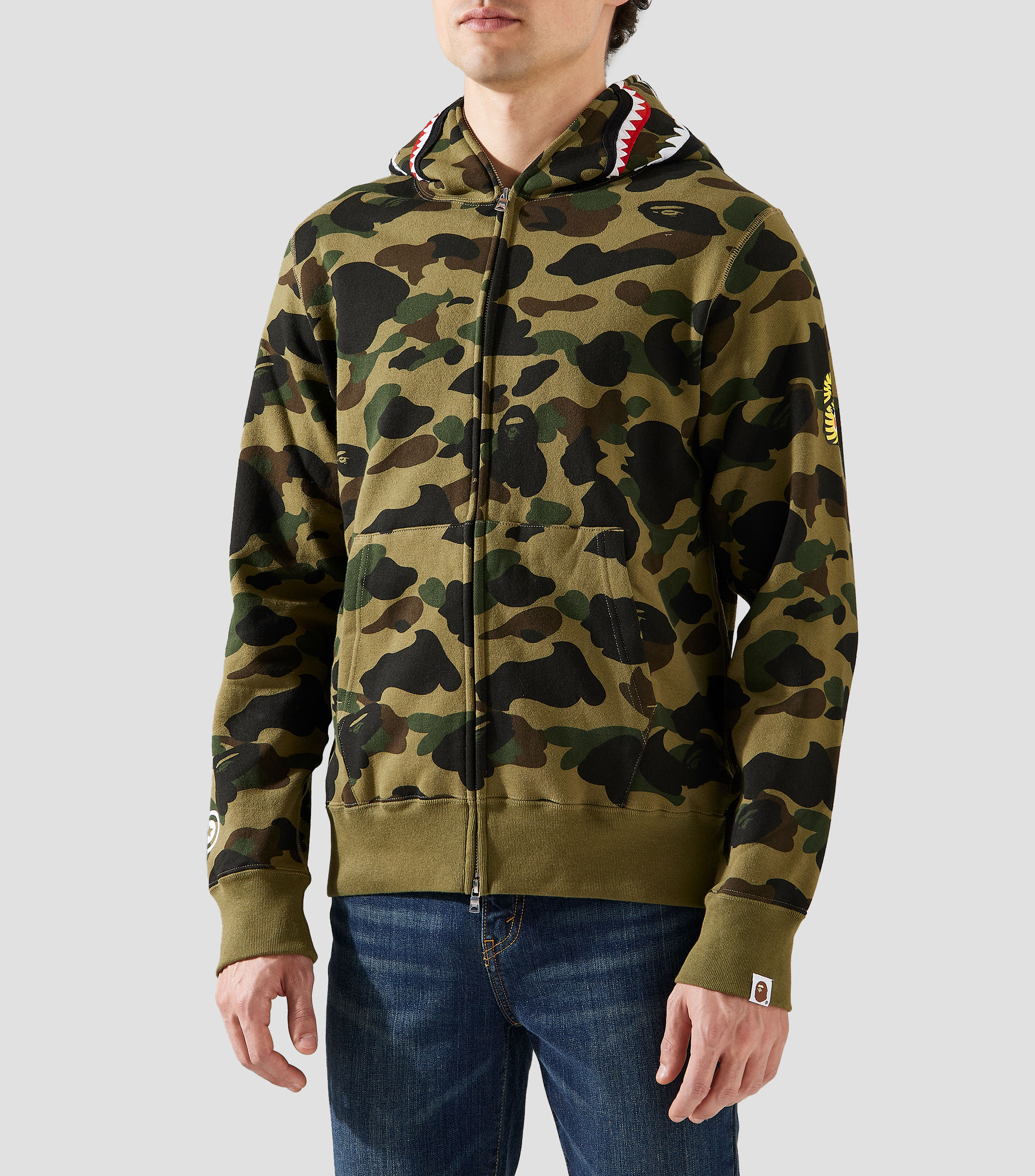 Bape Sudadera con cierre y capucha Shark Hombre |El Palacio de Hierro