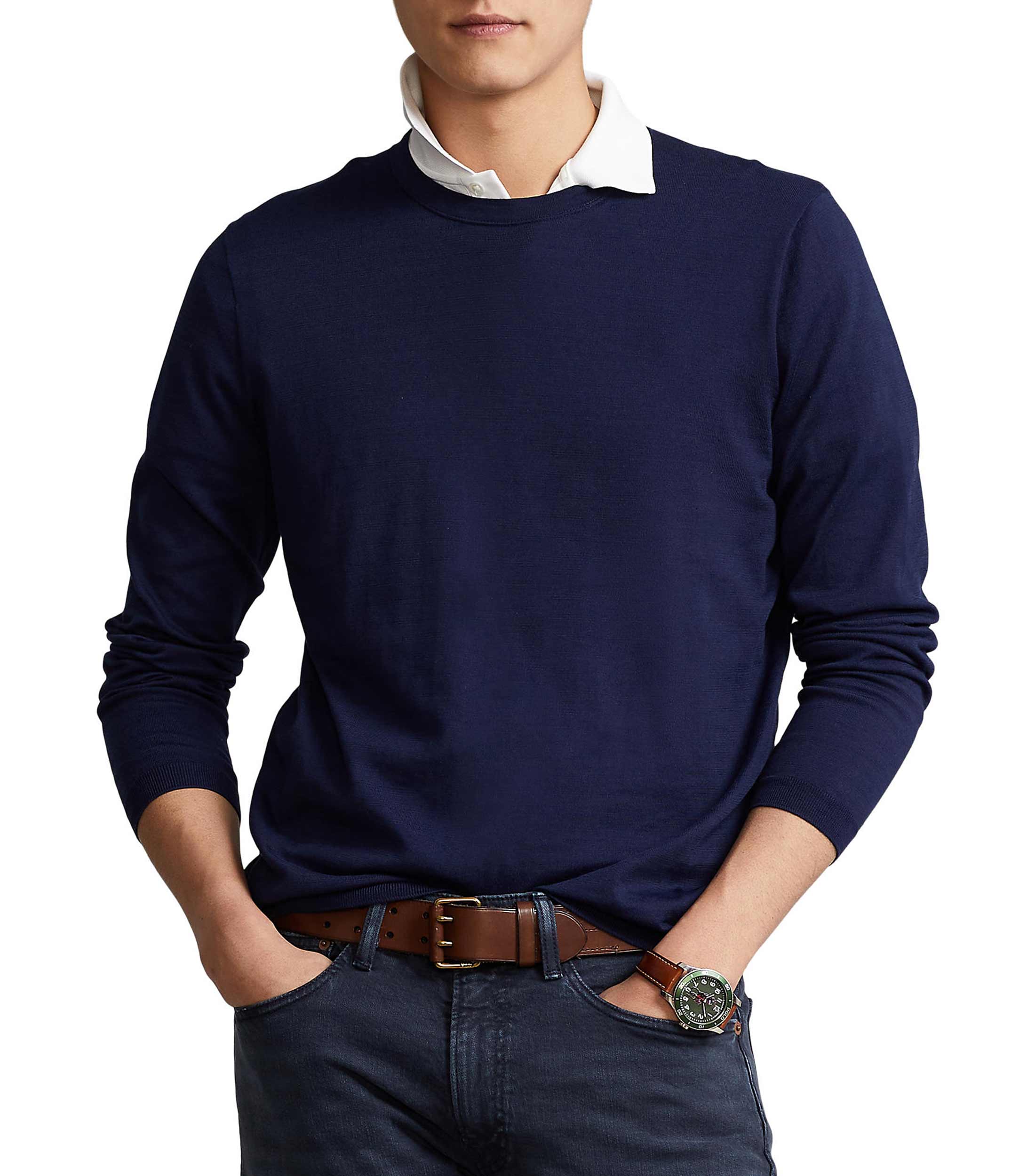 Polo Ralph Lauren: Suéter cuello redondo Hombre | El Palacio de Hierro