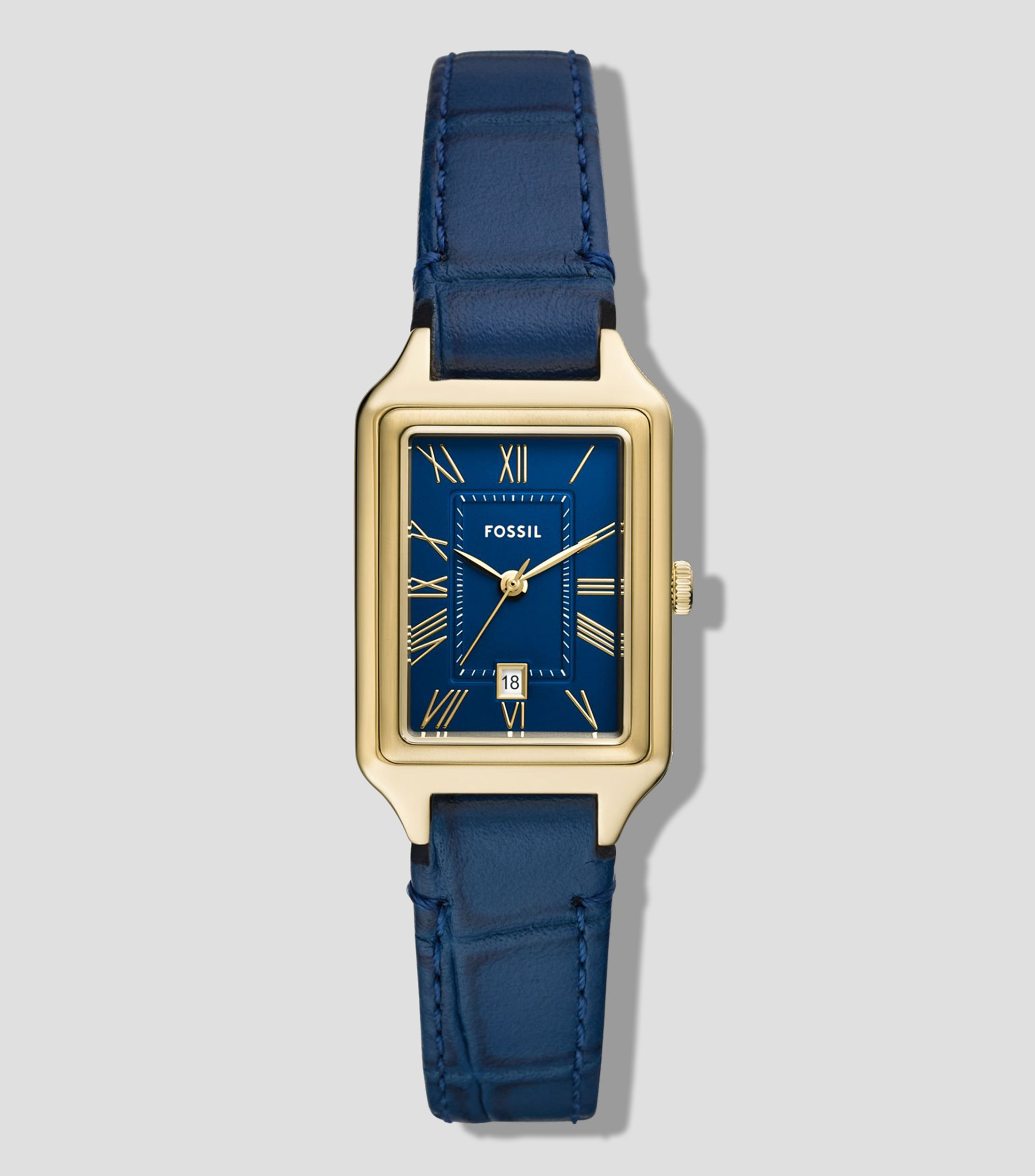 Fossil Reloj para Mujer Raquel Casual, Dorado, azul - El Palacio de Hierro