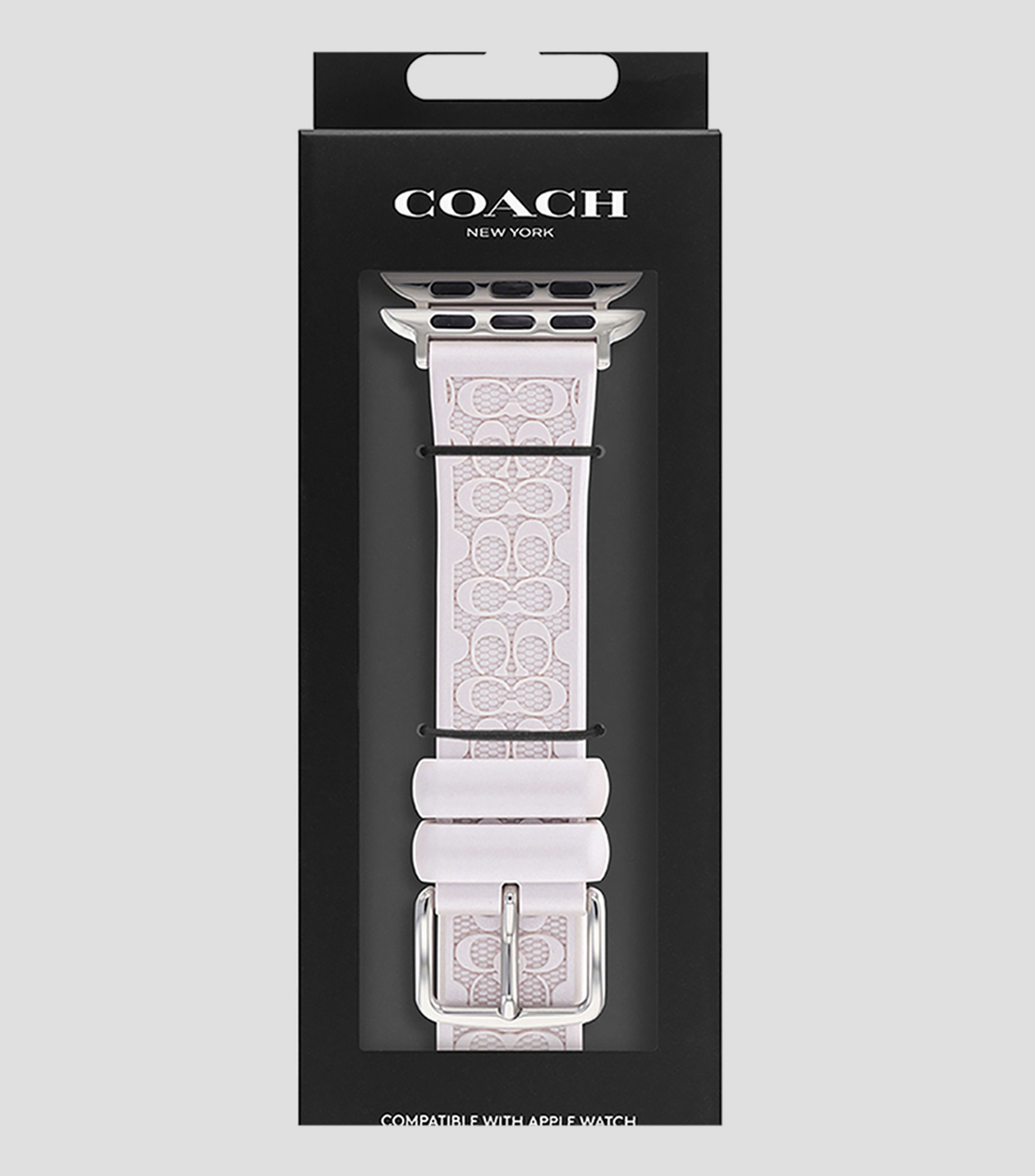 COACH Extensible para Apple Watch en silicón rosa Mujer - El Palacio de ...