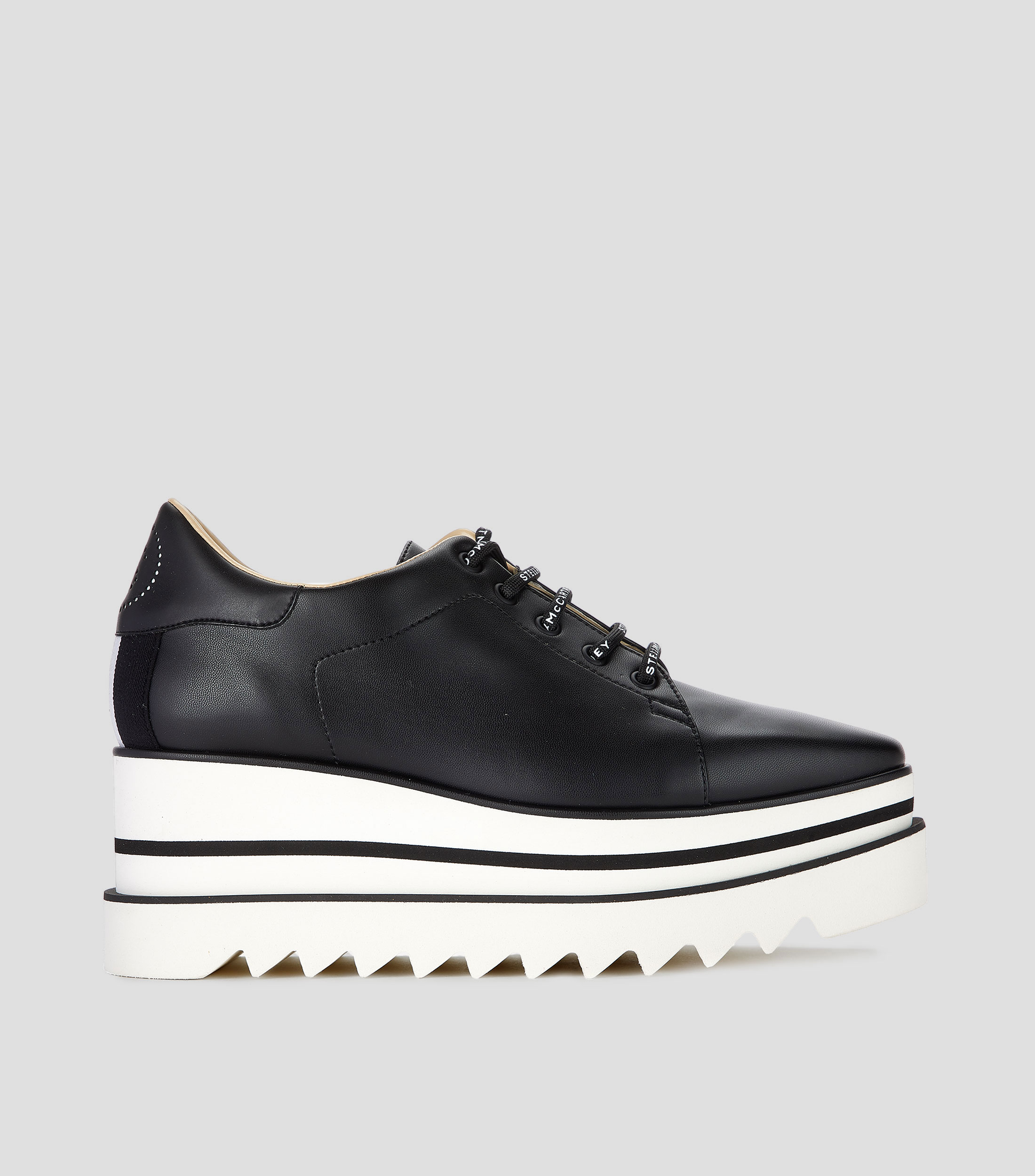 Stella McCartney Tenis casuales con tacón medio de cuña y plataforma ...
