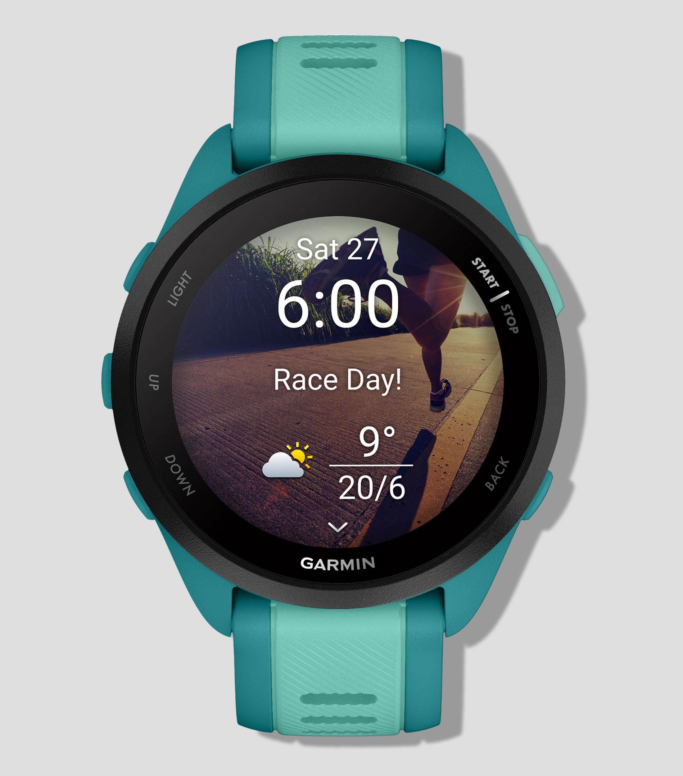 Garmin: Monitor Forerunner 165 Music, GPS, WiFi, turquesa, aqua ...