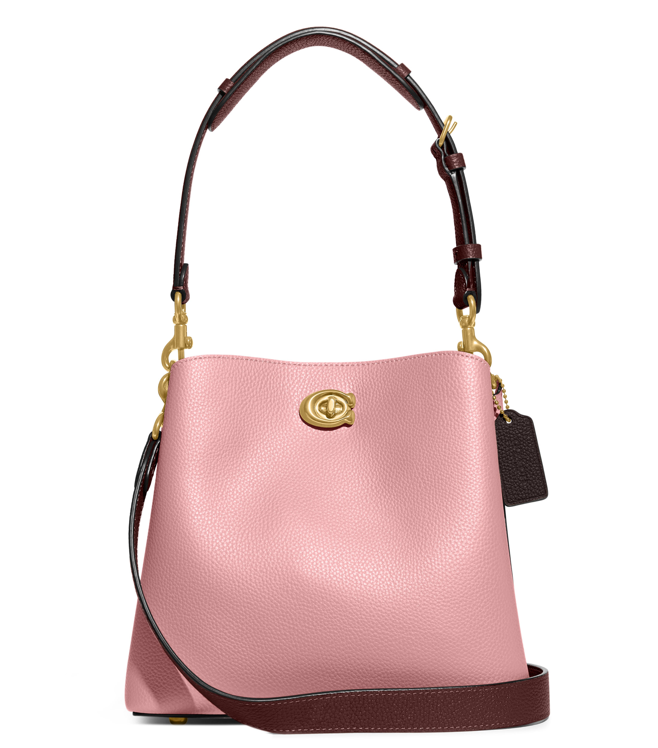 COACH: Bolso Bucket rosa en piel Willow Mujer | El Palacio de Hierro