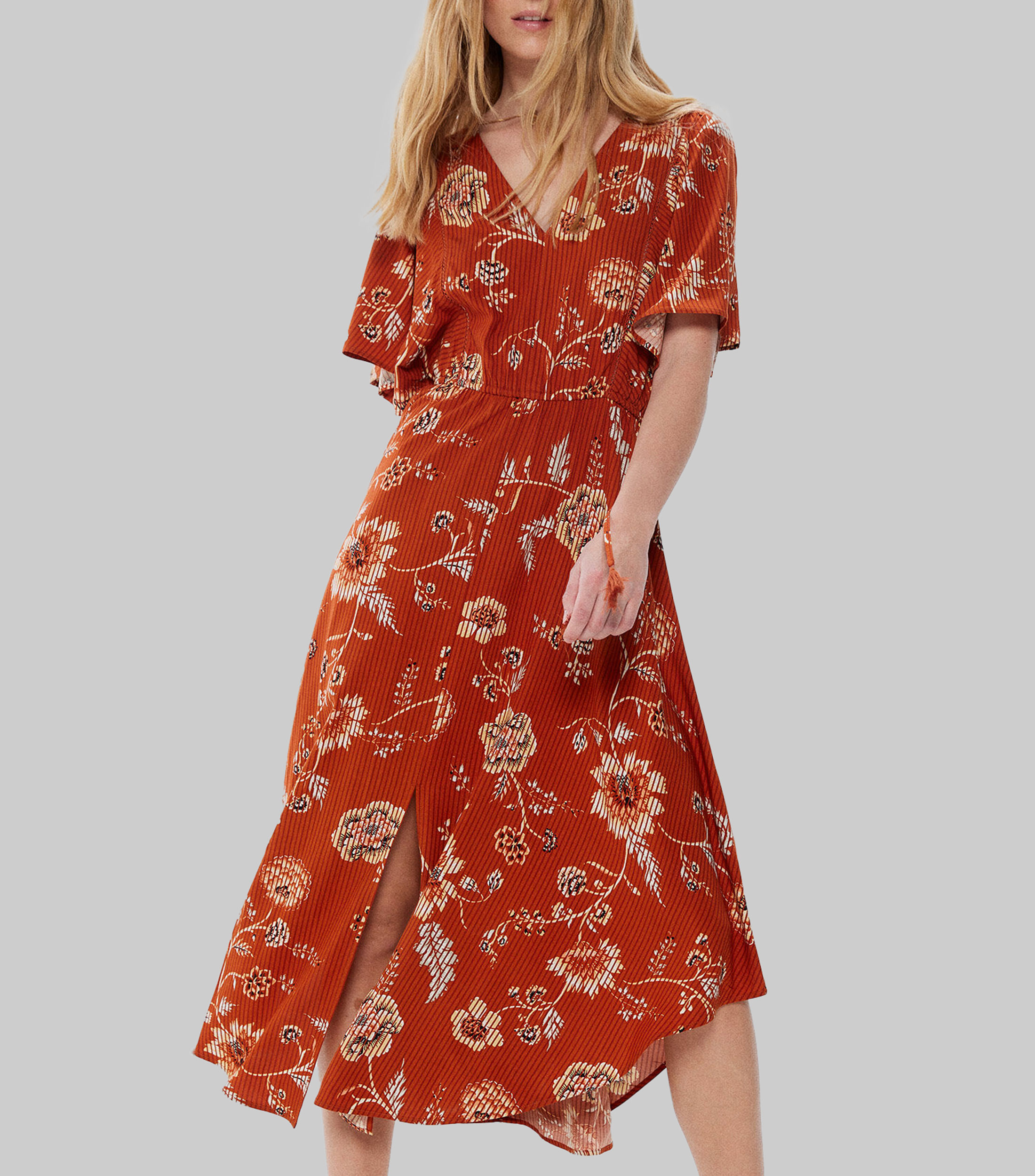 Springfield Vestido Midi Con Flores Mujer El Palacio De Hierro springfield-vestido-midi-con-flores-mujer-el-palacio-de-hierro