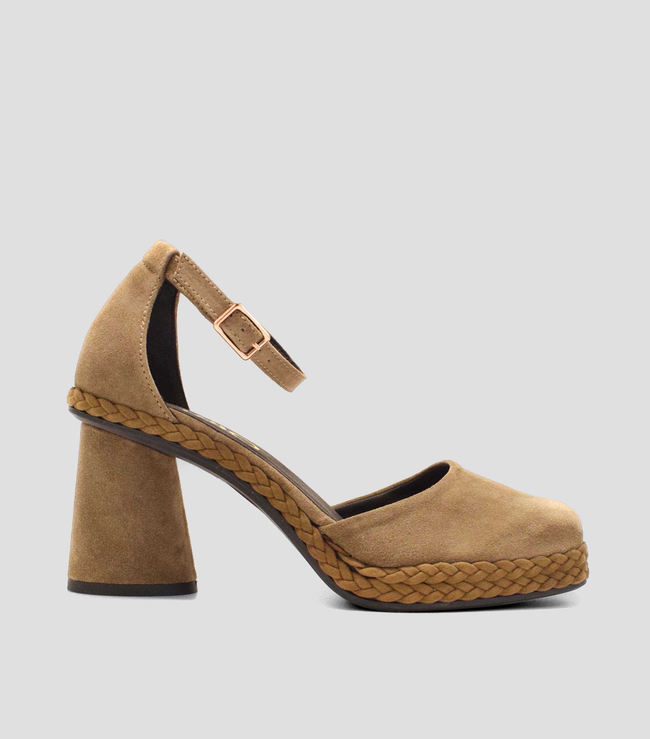 Gaimo: Zapatillas D'Orsay Elia de tacón alto ancho Mujer | El Palacio ...