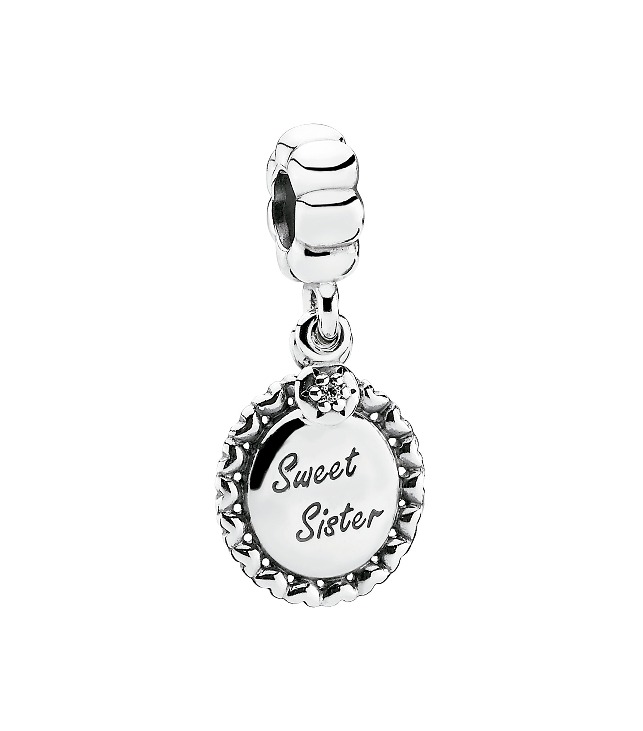 Pandora Charm en plata Querida Hermana Mujer - El Palacio de Hierro