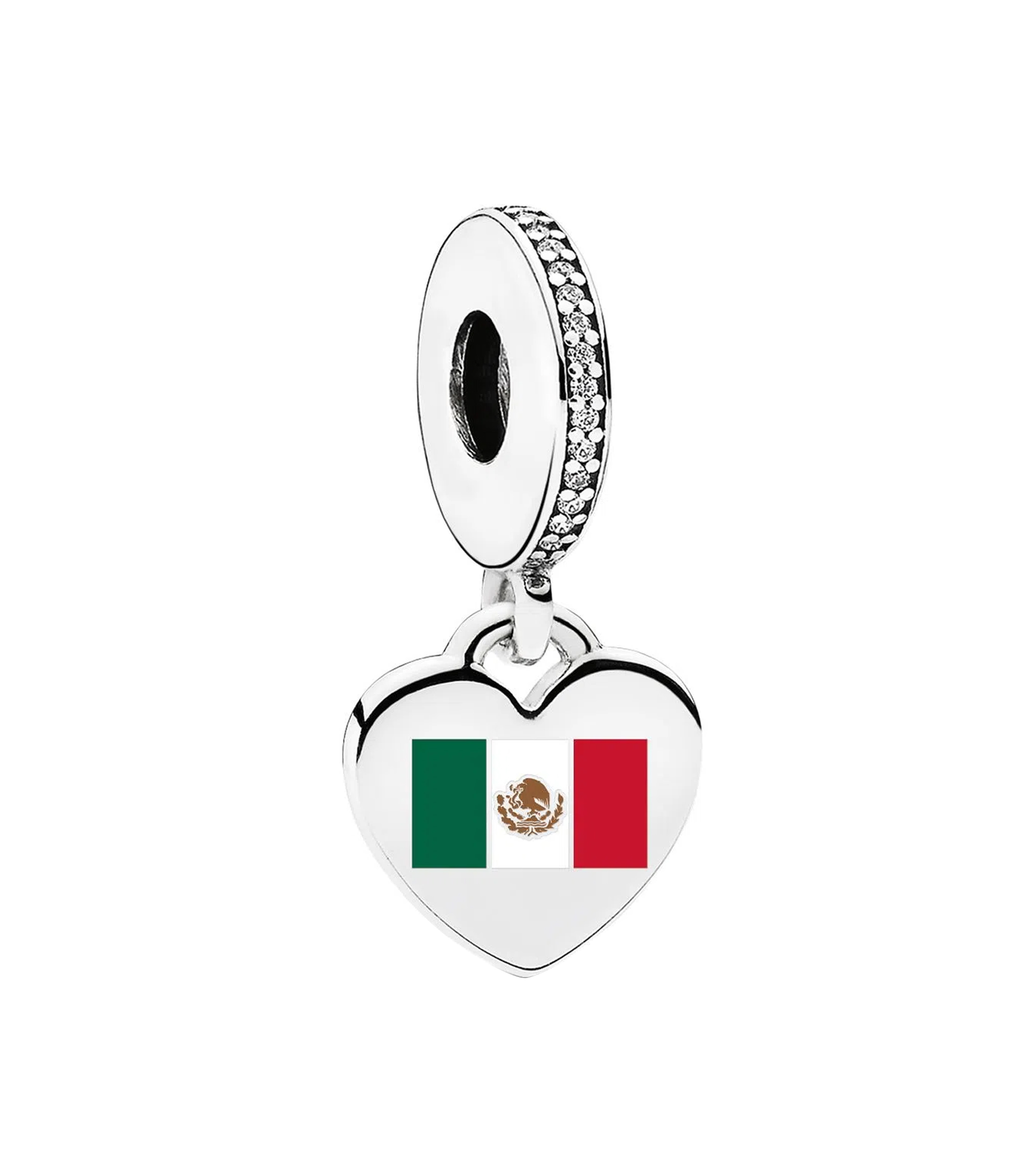 Pandora Charm en Plata México Flag Mujer - El Palacio de Hierro