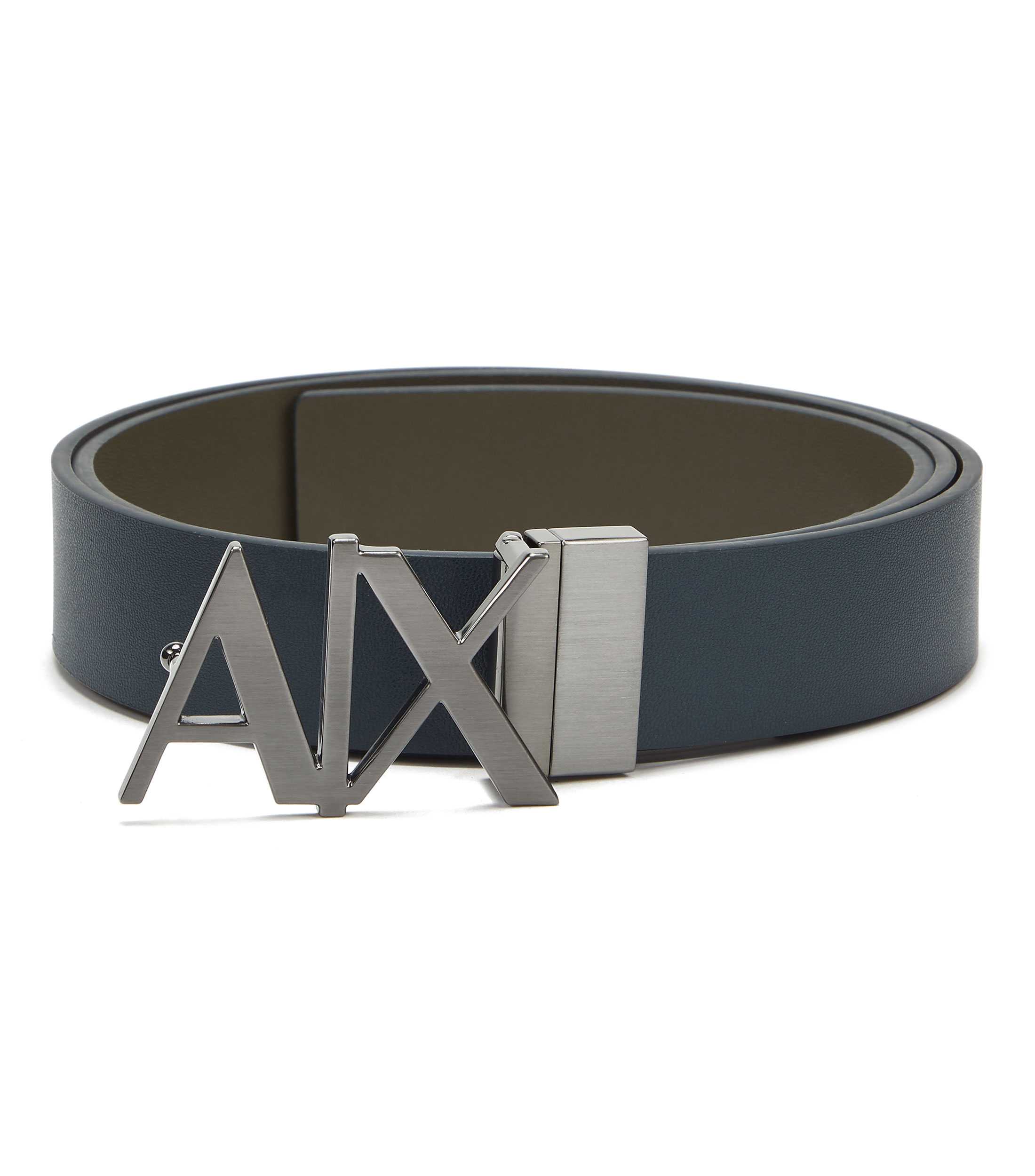 Armani Exchange Cinturón reversible en piel bicolor Hombre - El Palacio ...