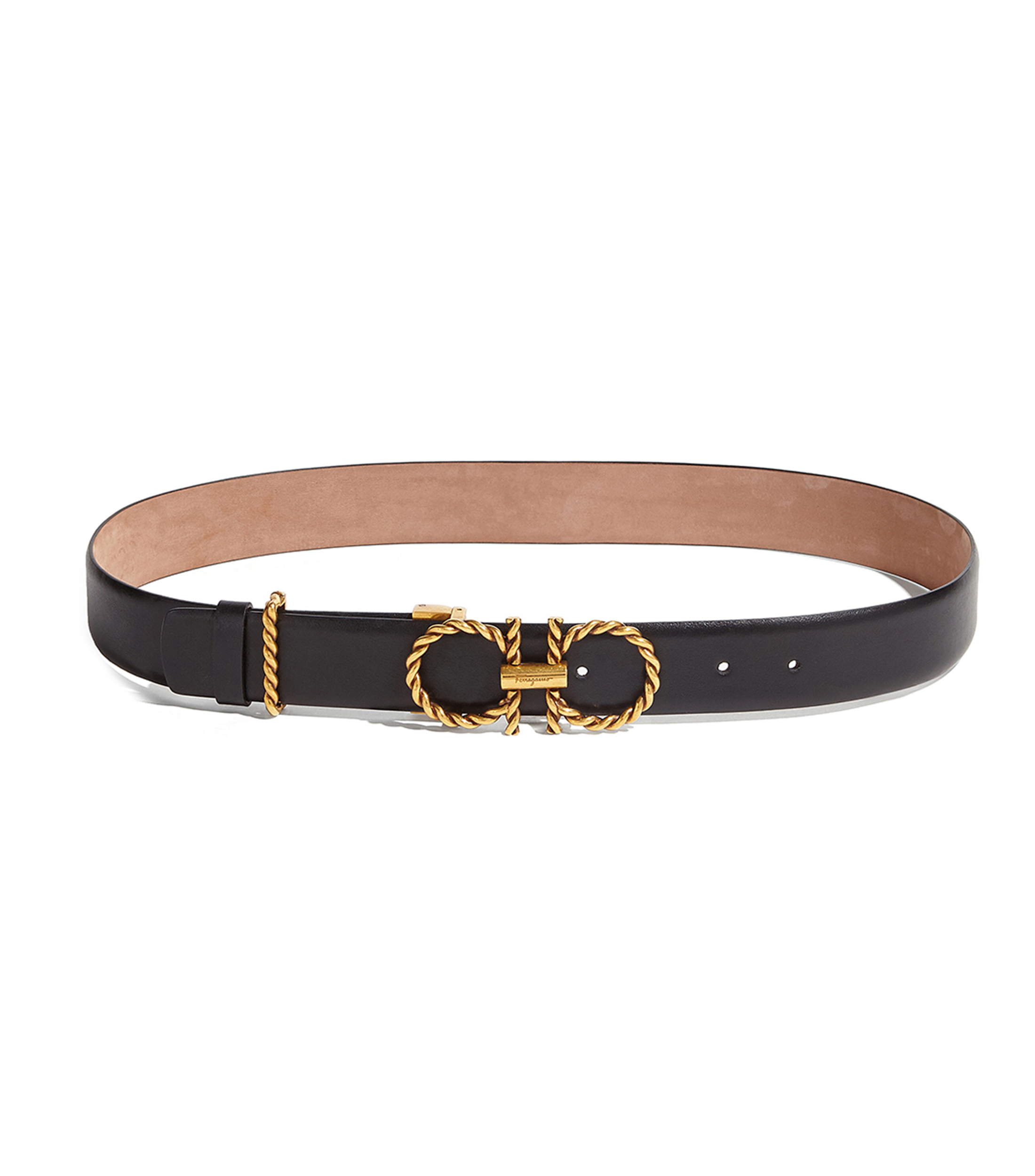 Ferragamo Cinturón en piel negra Mujer - El Palacio de Hierro