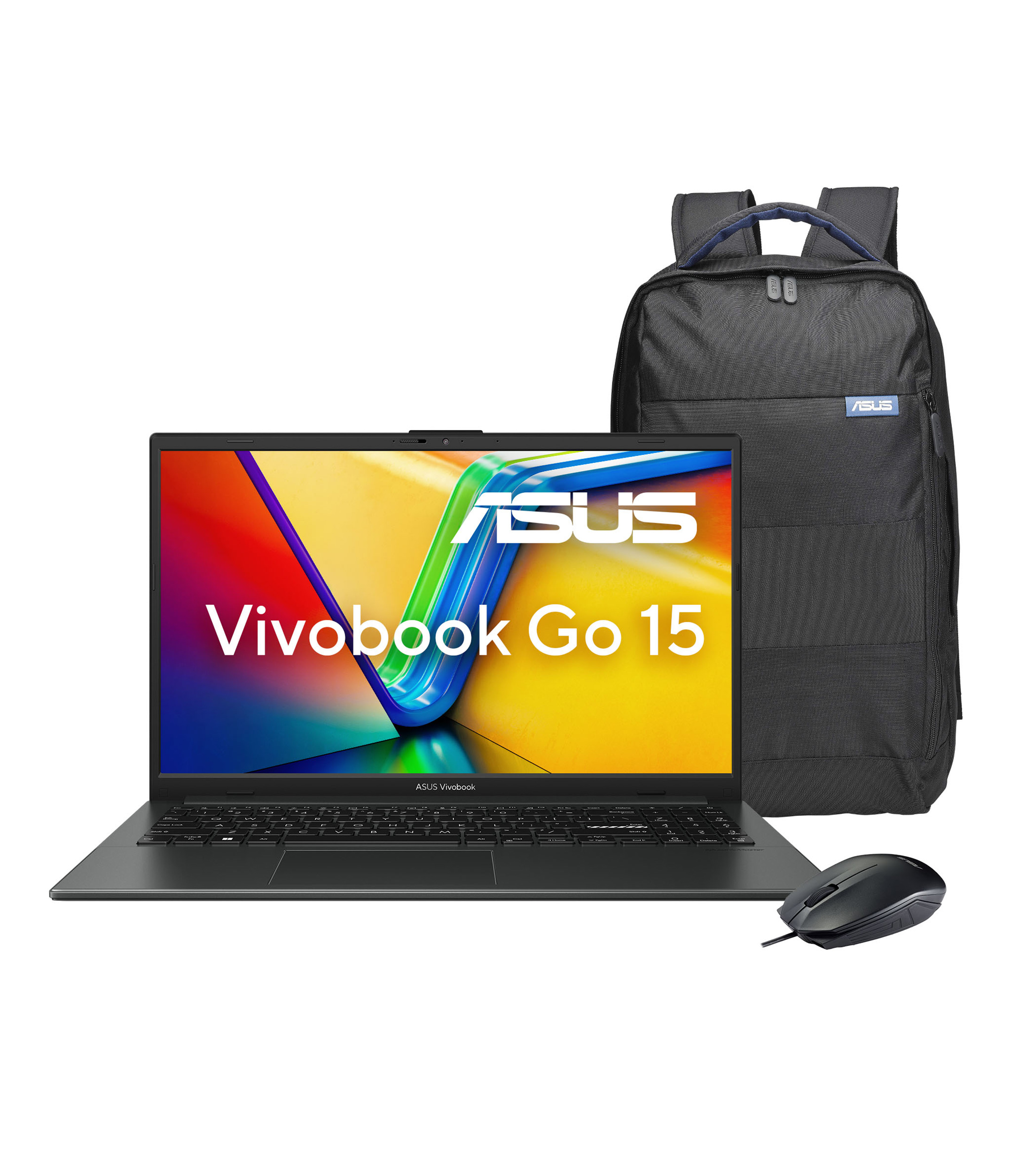 ASUS Laptop, Vivobook Go, 15.6", AMD Ryzen 5 7520U, RAM 8 GB, SSD 512 ...