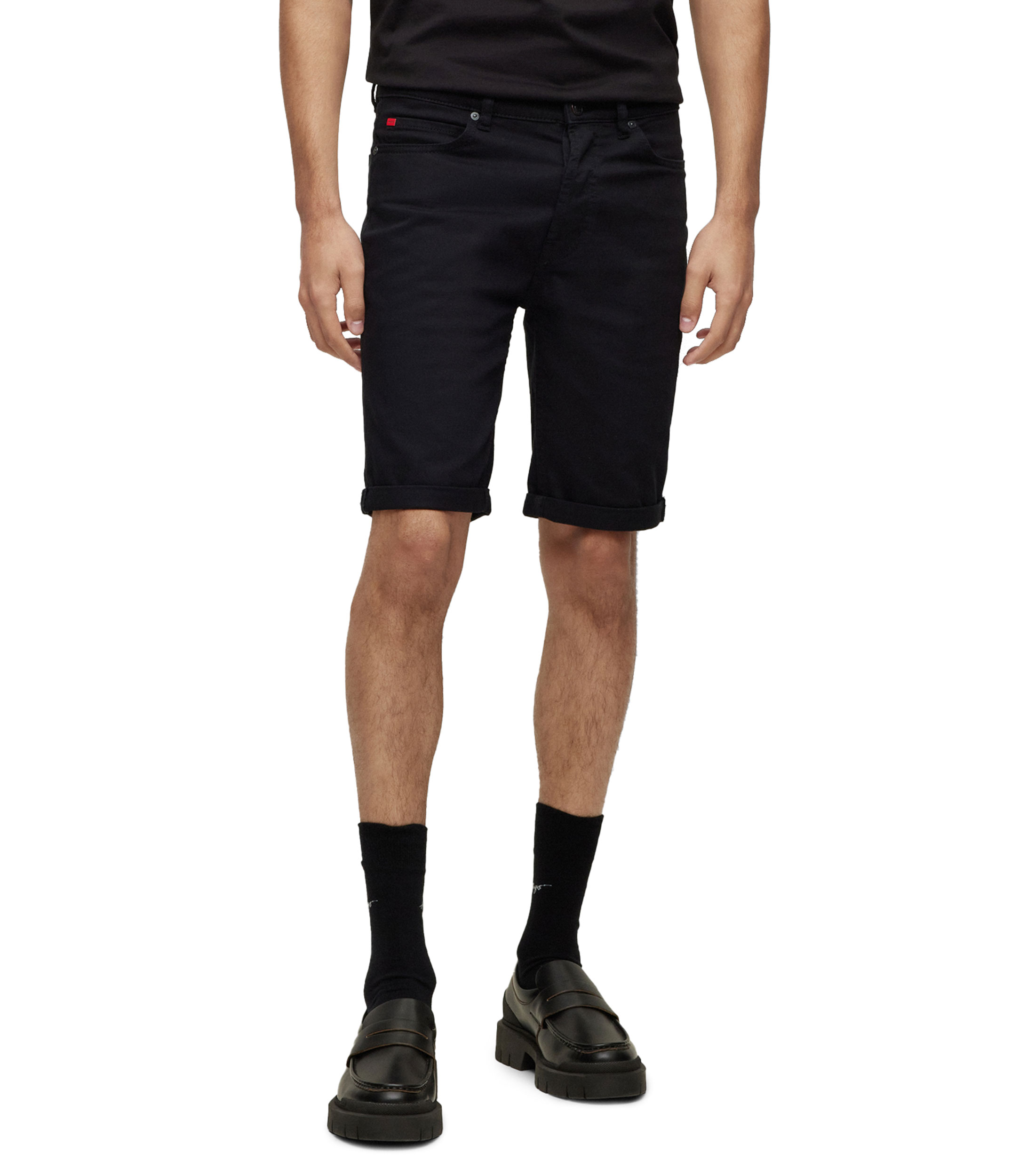 Hugo Shorts tapered fit de cómodo denim elástico Stay Hombre - El ...