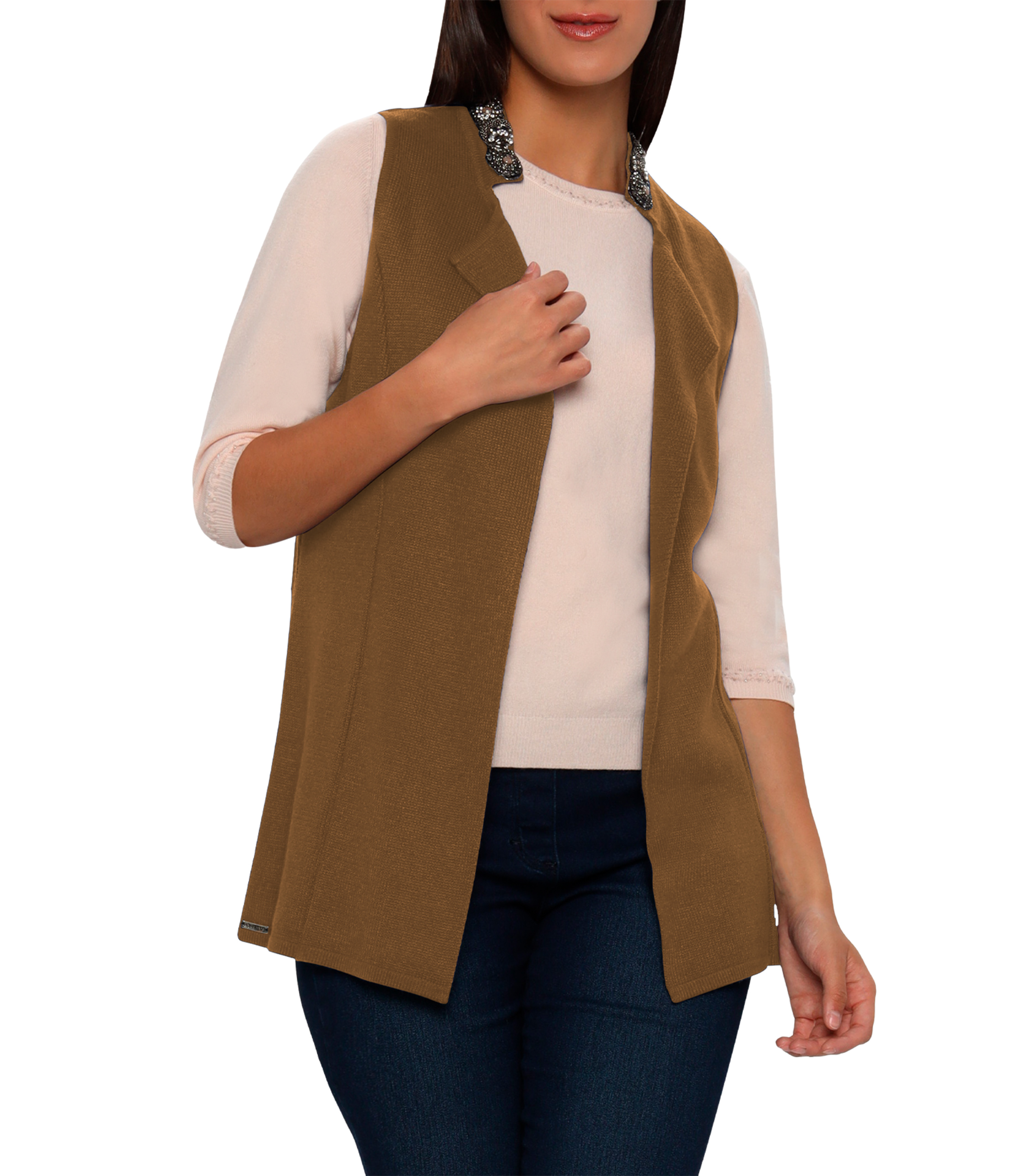 Escorpión Chaleco abierto Mujer - El Palacio de Hierro