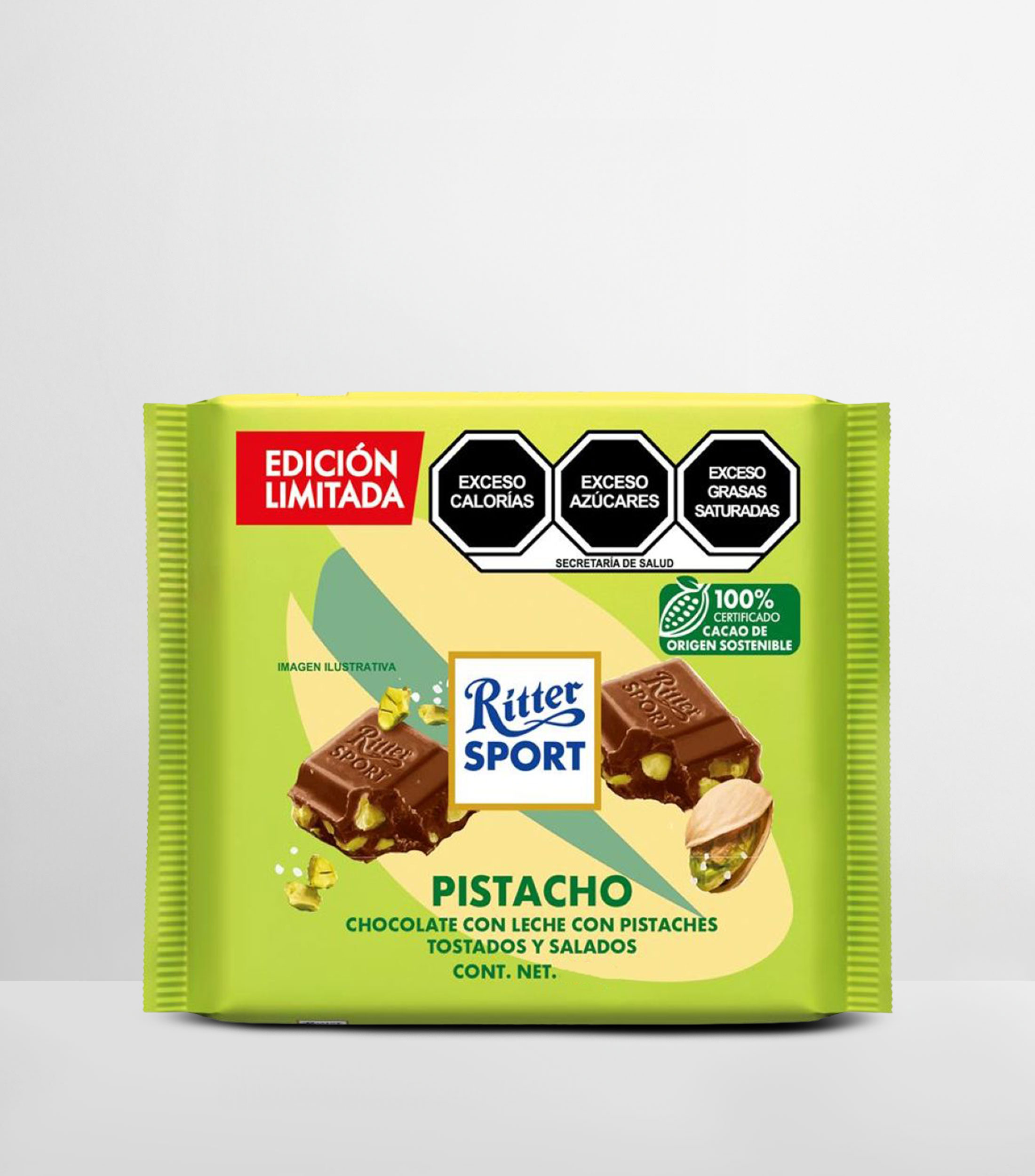 Kram Chocolate con leche y pistaches tostados y salados, 100 g |El ...