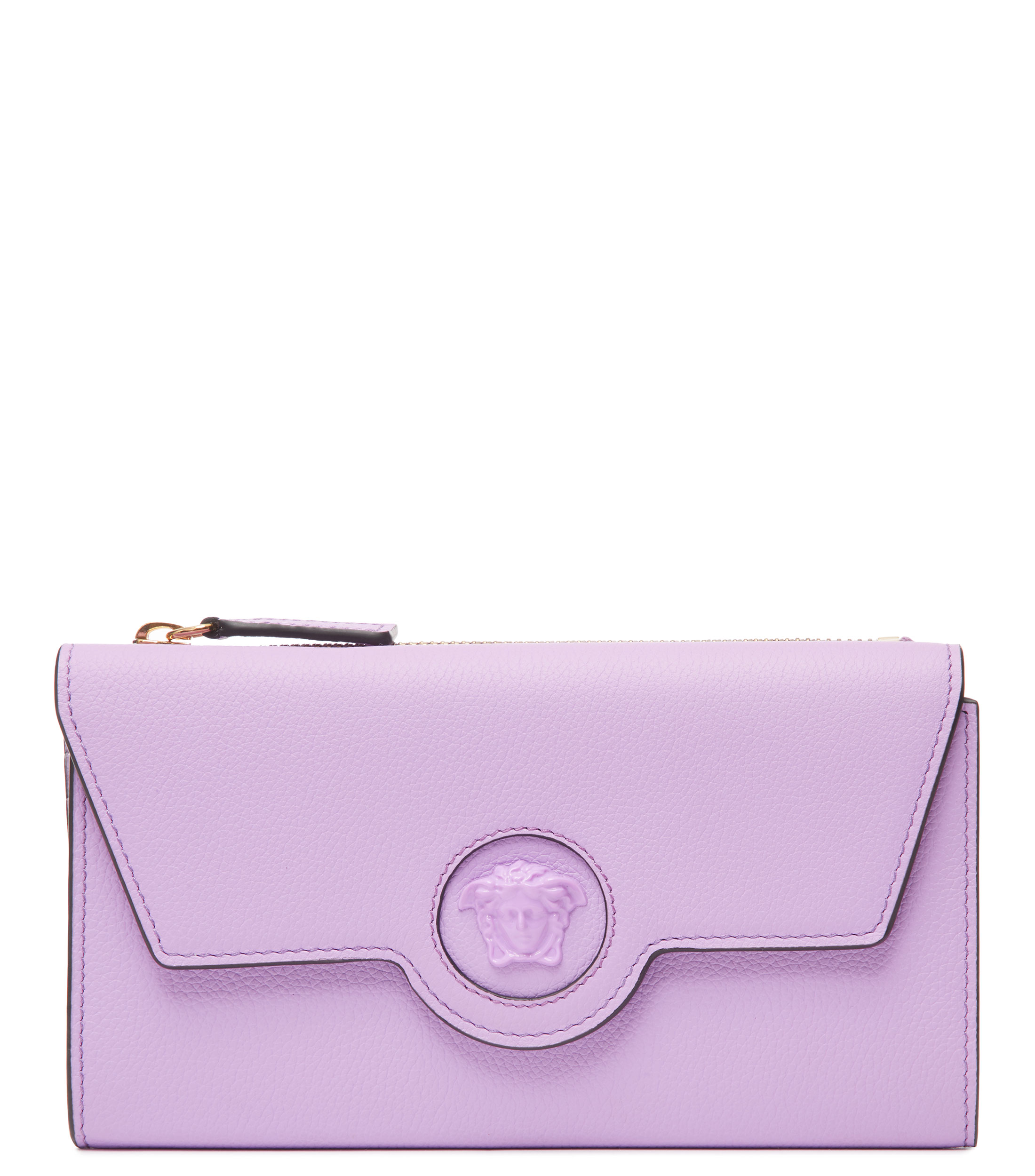 Versace Cartera de piel granulada con medusa Mujer - El Palacio de Hierro