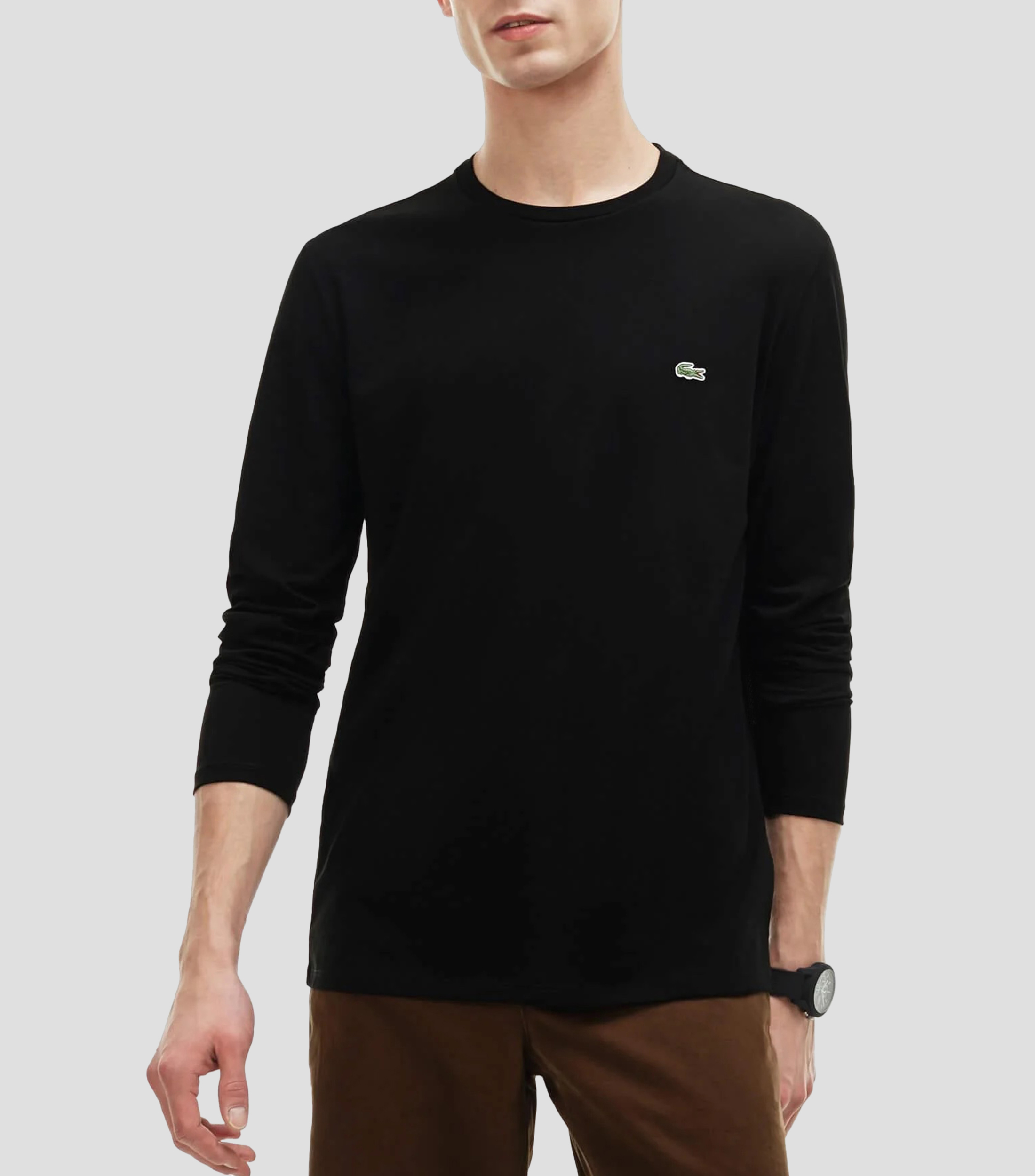 Lacoste: Playera cuello redondo manga larga Hombre | El Palacio de Hierro