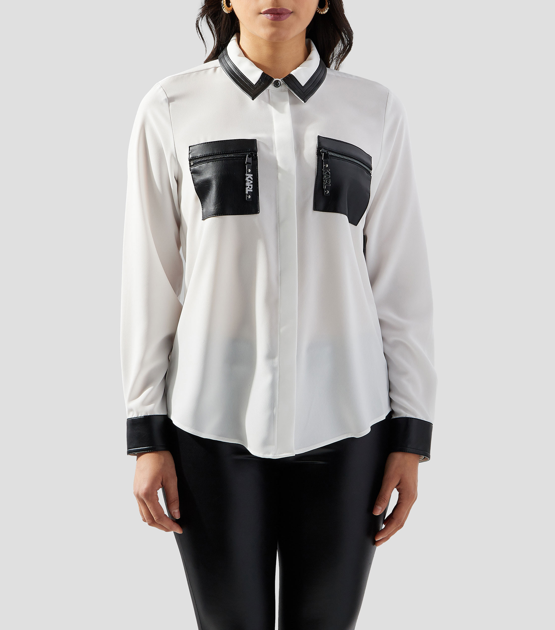 Karl Lagerfeld: Camisa Manga Larga Mujer | El Palacio de Hierro