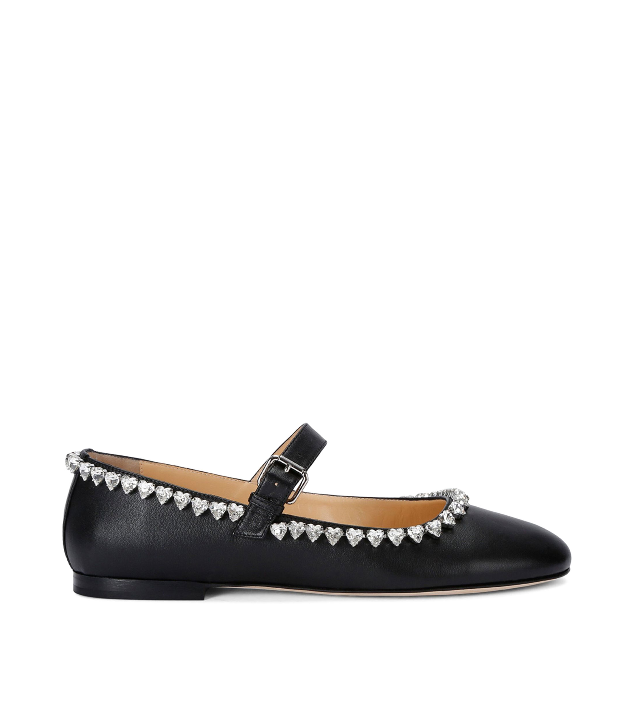Mach & Mach: Flats Audrey en piel con pedrería Mujer | El Palacio de Hierro