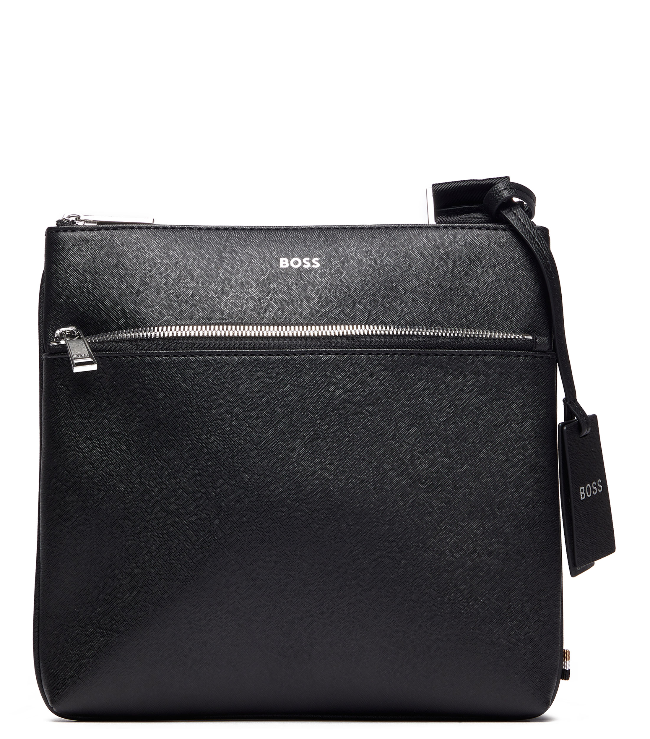 Boss: Bolso Crossbody negro liso Hombre | El Palacio de Hierro