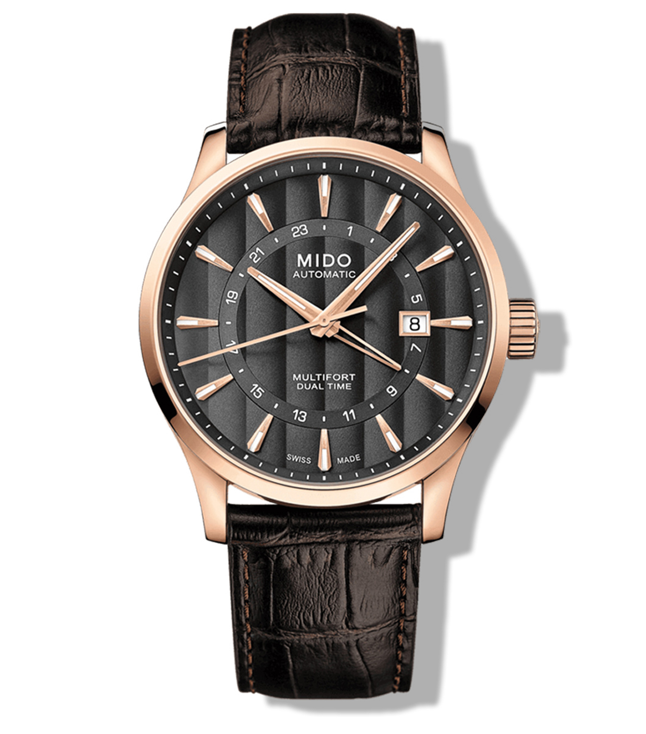 Mido Reloj Multifort Dual Time Hombre