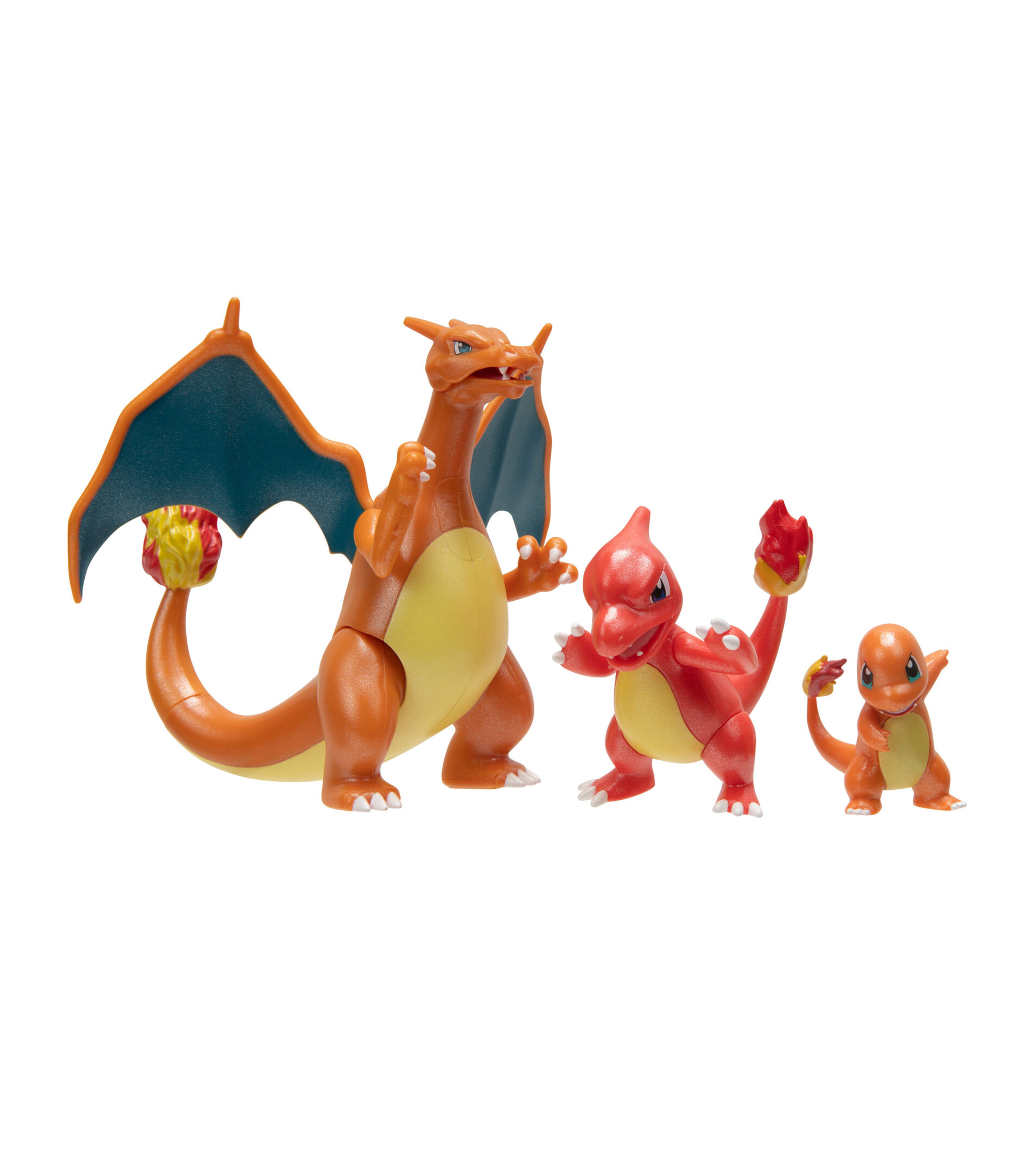 Pokémon Set de figuras evolución Charmander, Charmeleon, Charizard - El ...