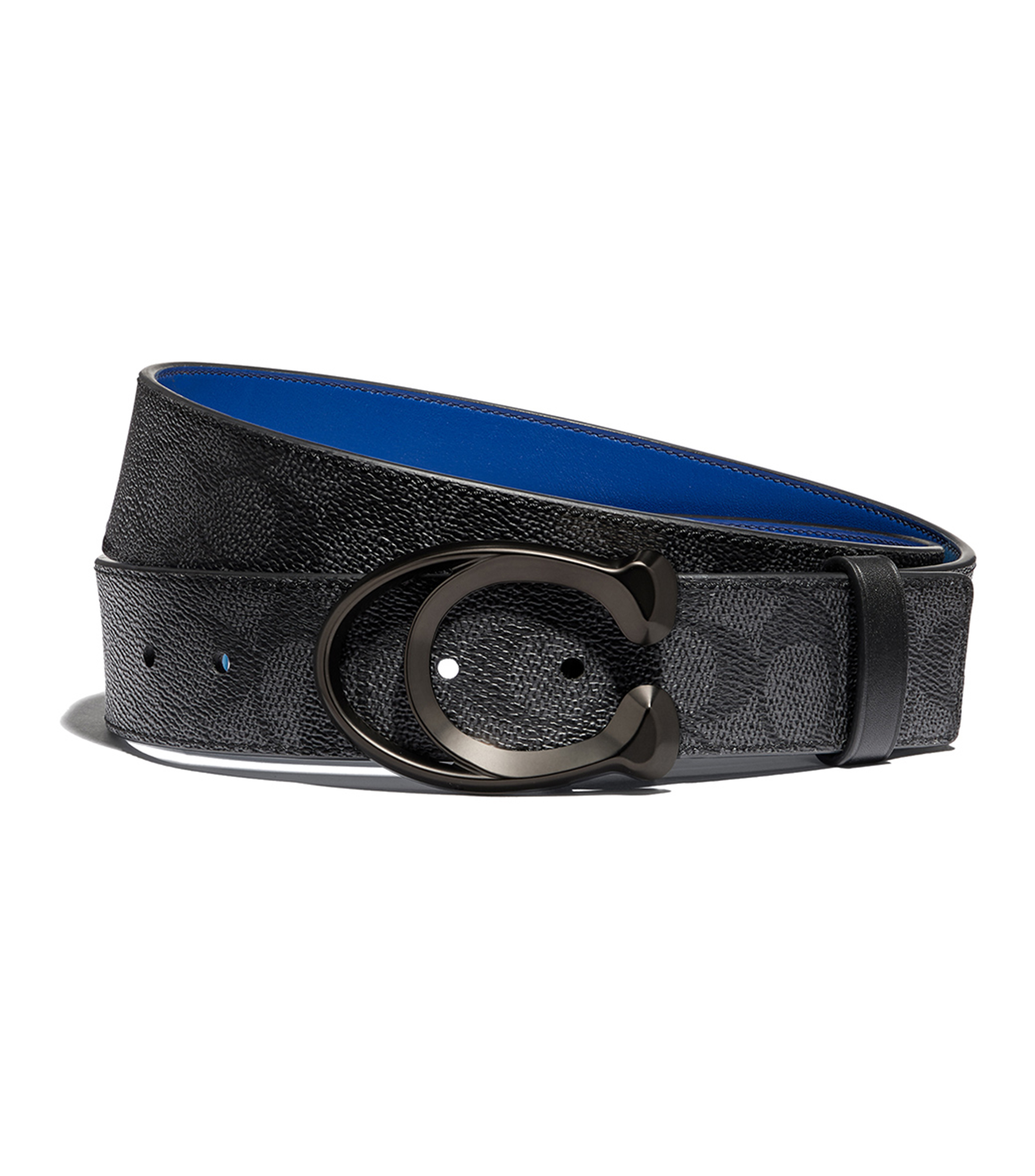 COACH Cinturón en piel negro Hombre - El Palacio de Hierro