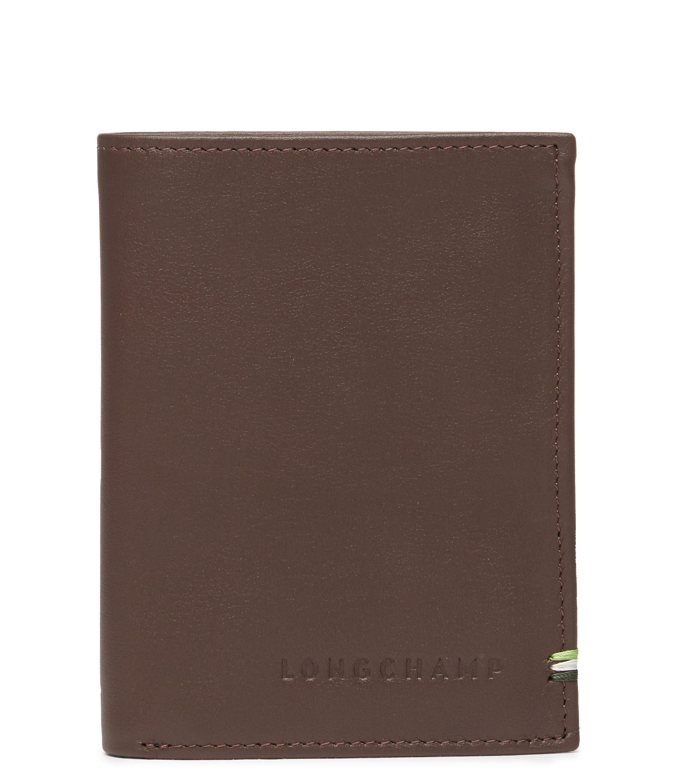 Longchamp: Cartera café oscuro en piel lisa Mujer | El Palacio de Hierro