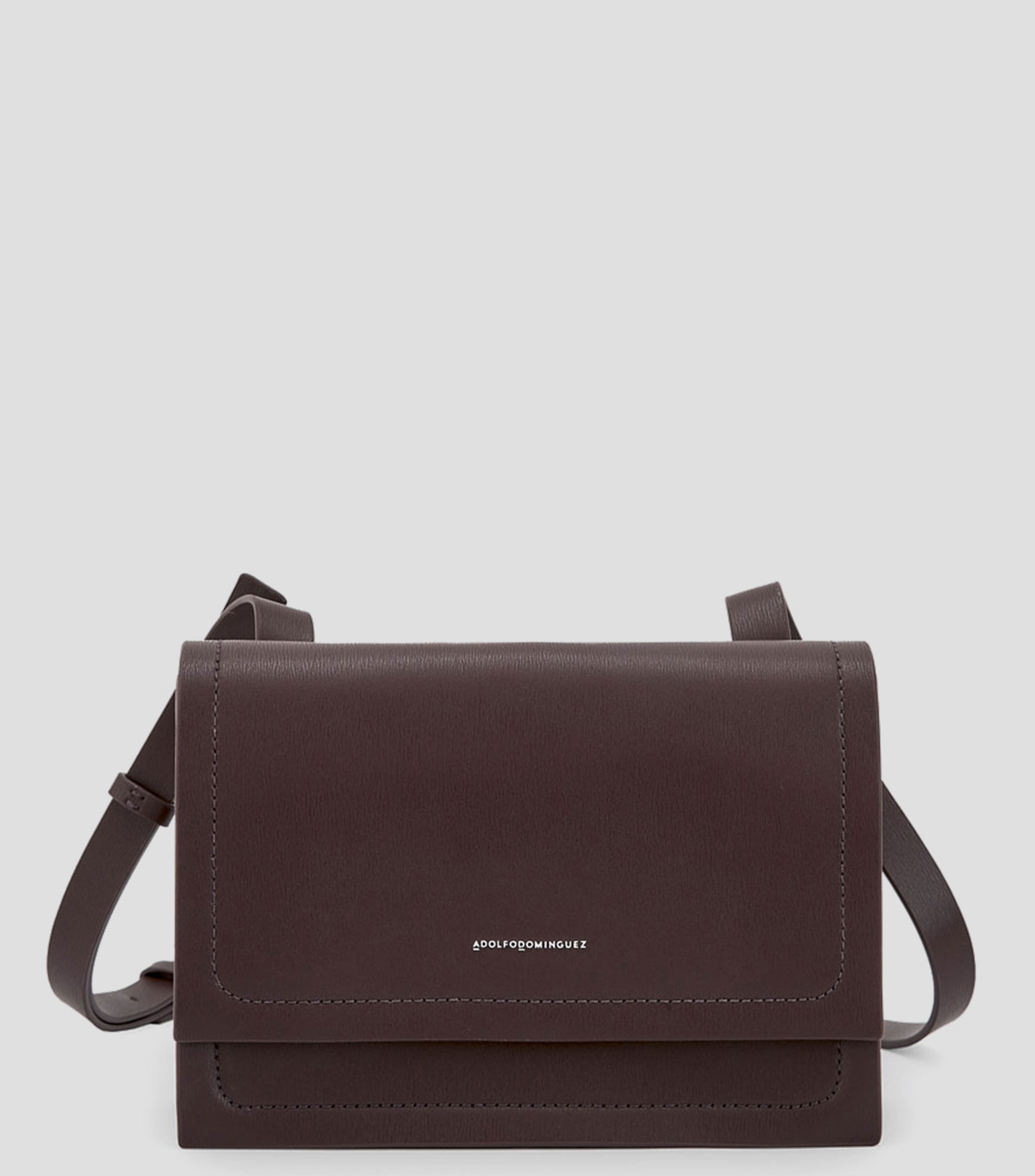 Adolfo Dominguez: Bolso Crossbody en piel liso Mujer | El Palacio de Hierro