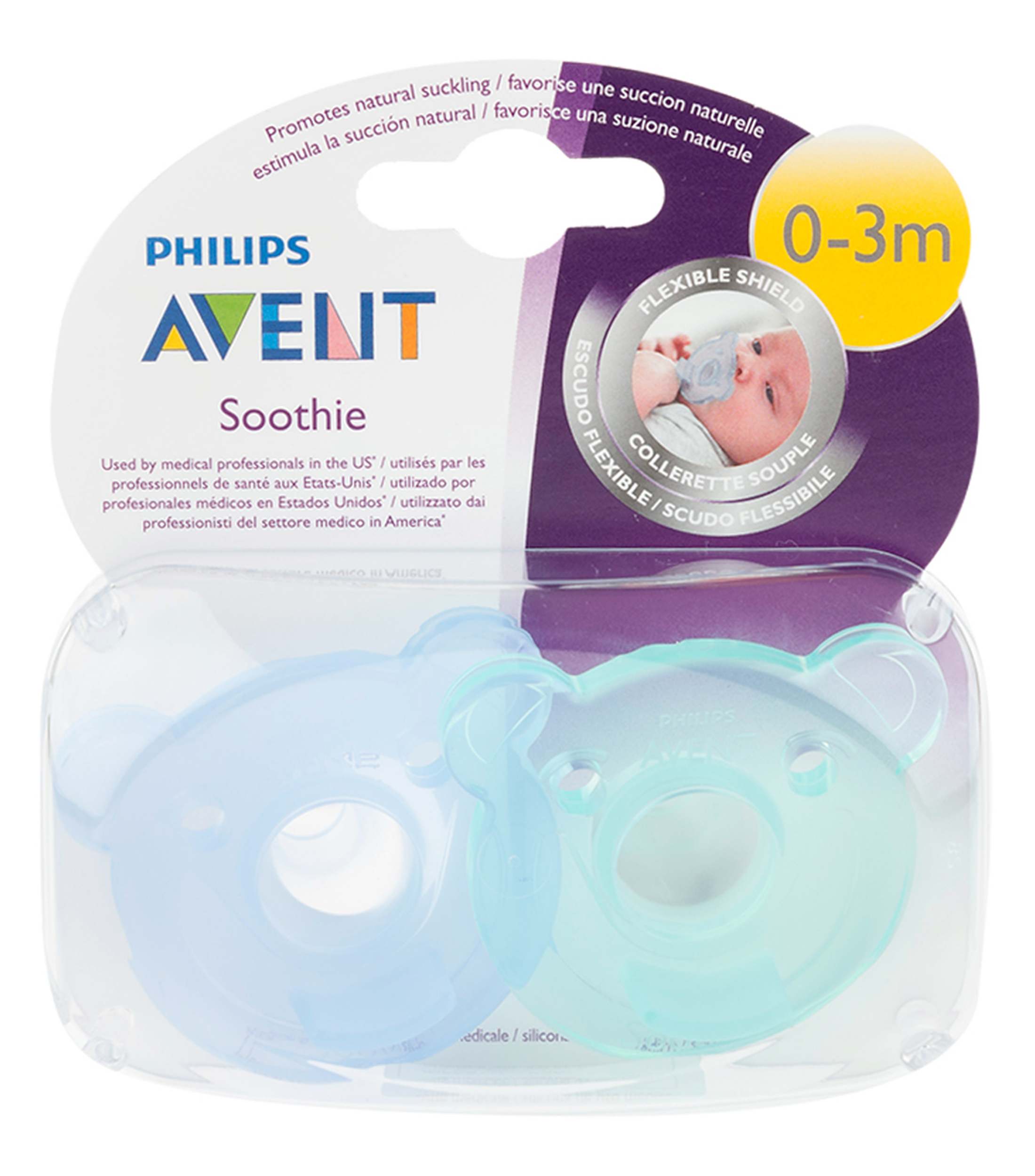 Avent Set 2 Chupones ortodónticos 0 - 6 meses - El Palacio de Hierro