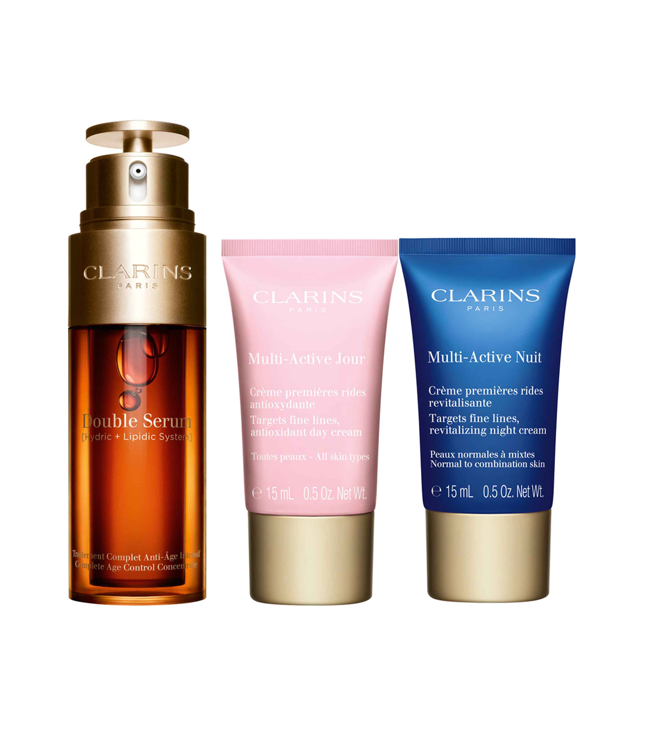 Clarins Set de 3 Cremas para el Rostro Multi-Active Mujer - El Palacio ...