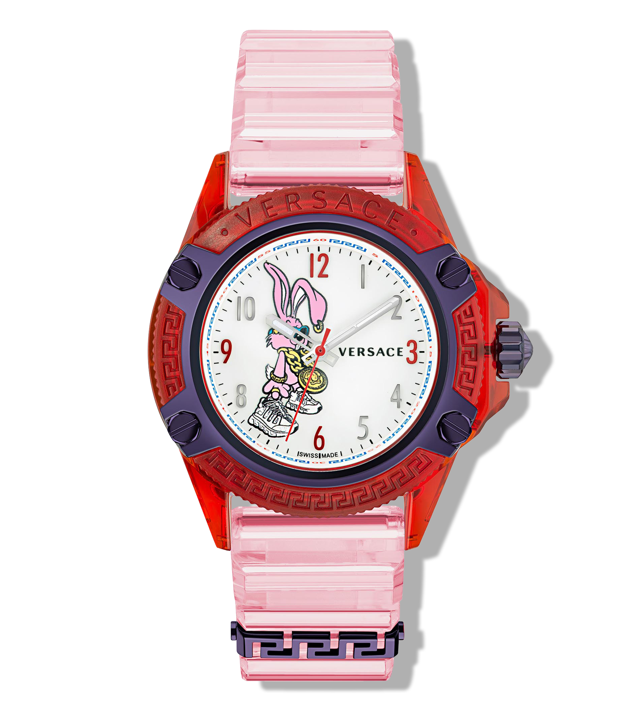 Versace Reloj Unisex Icon Active casual rojo, morado - El Palacio de Hierro