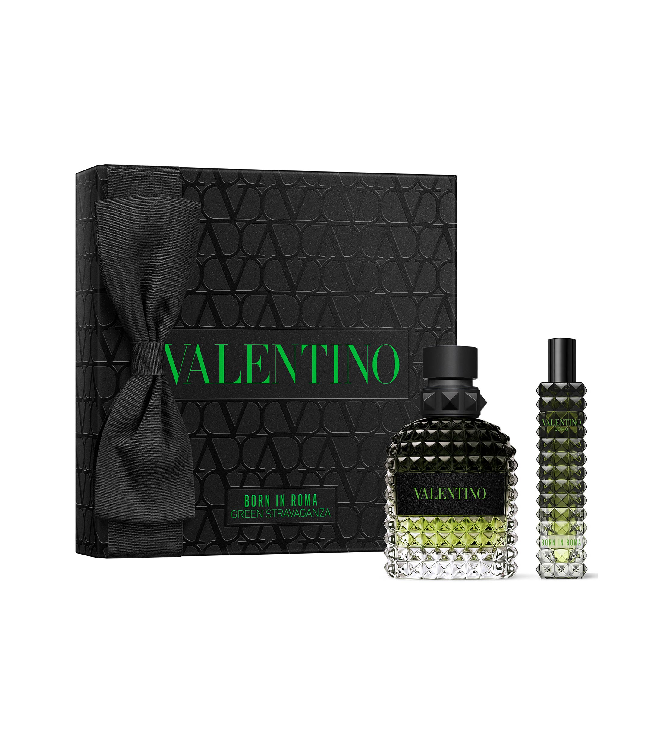 Valentino: Set de Navidad perfumes Born in Roma Uomo Green Stravaganza ...