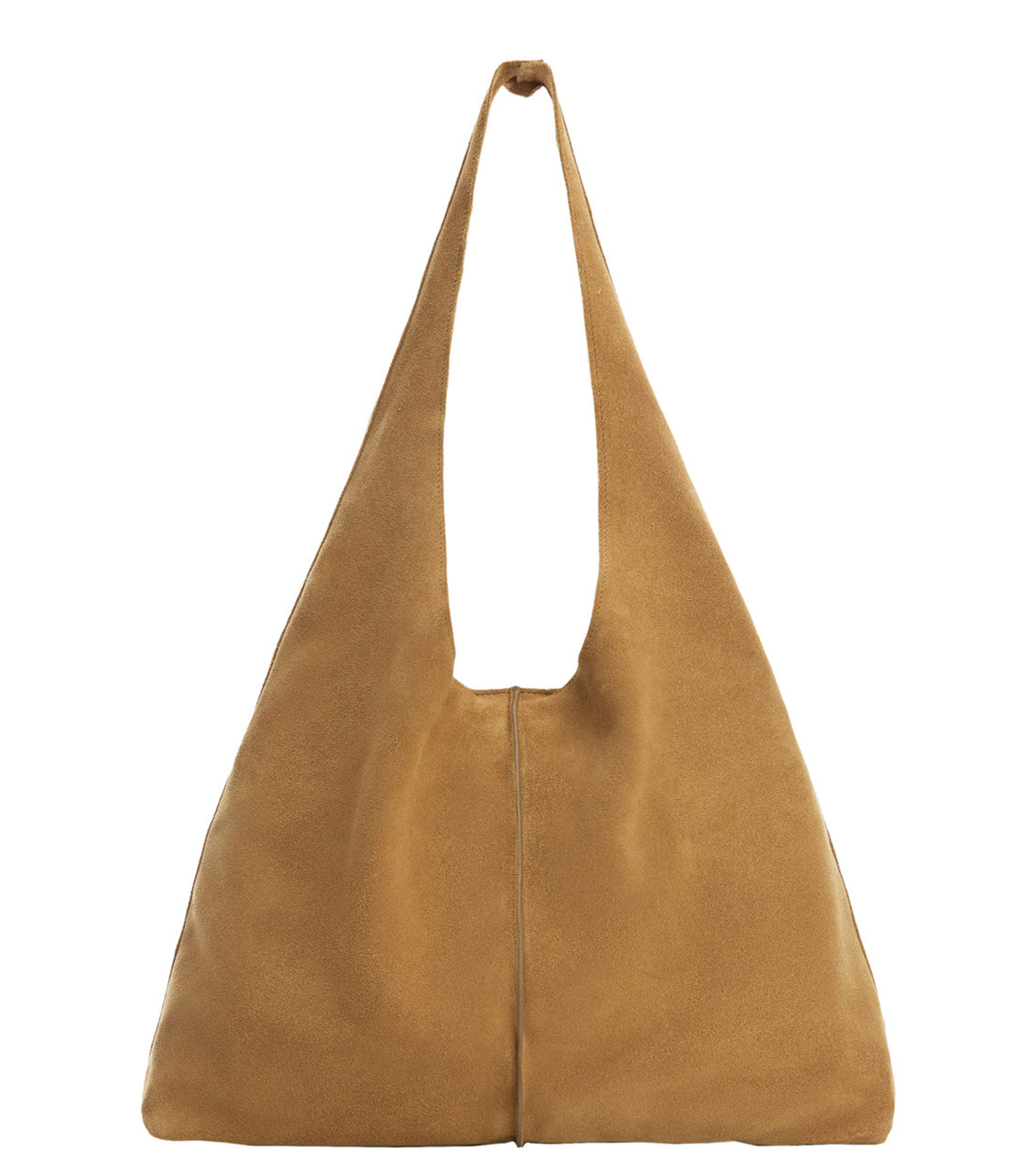 Mango: Bolso shoulder shopper liso en piel Mujer | El Palacio de Hierro