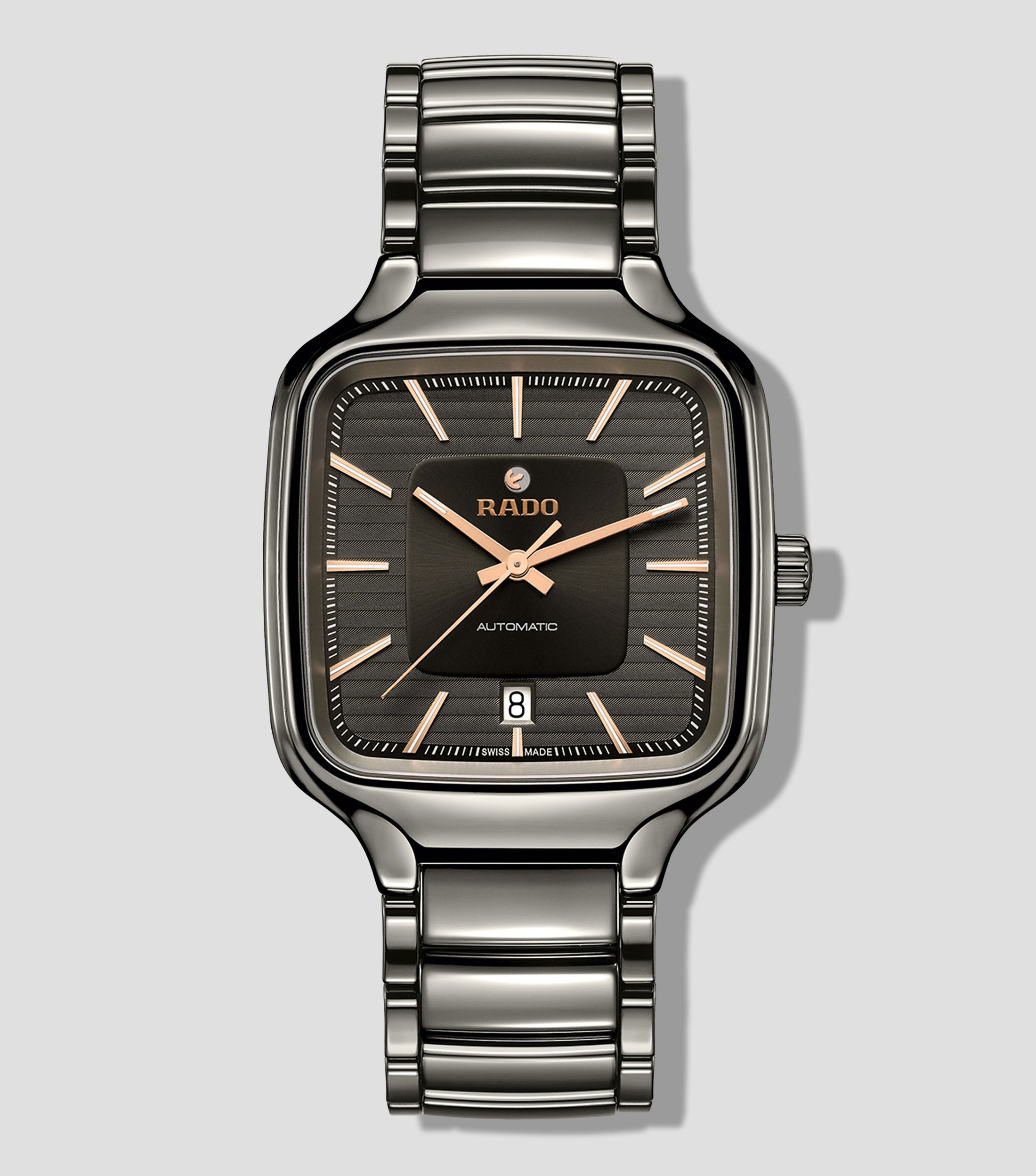 Rado Reloj Unisex True Square De vestir Gris - El Palacio de Hierro