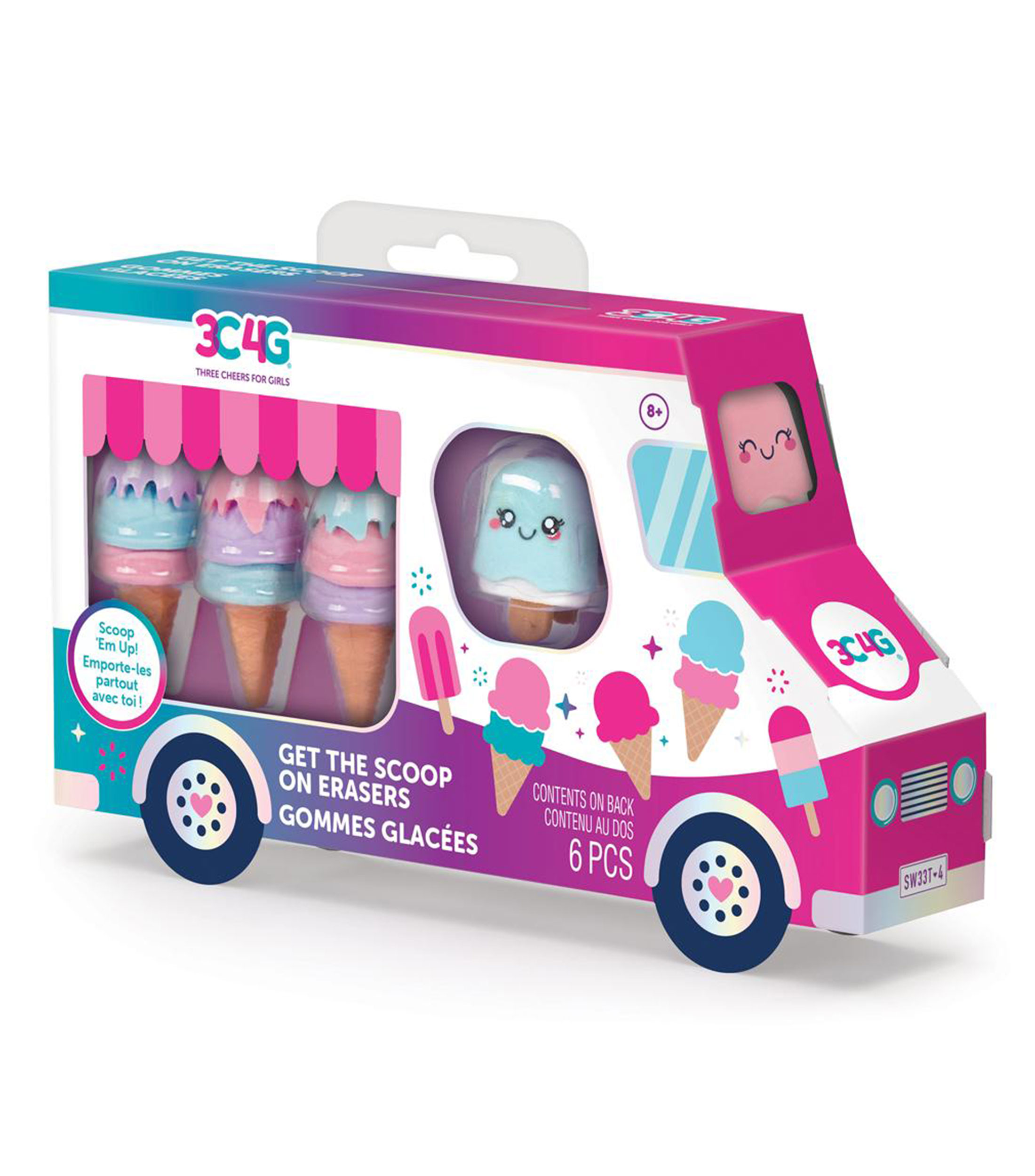 3C4G Set de gomas Get the Scoop On - El Palacio de Hierro