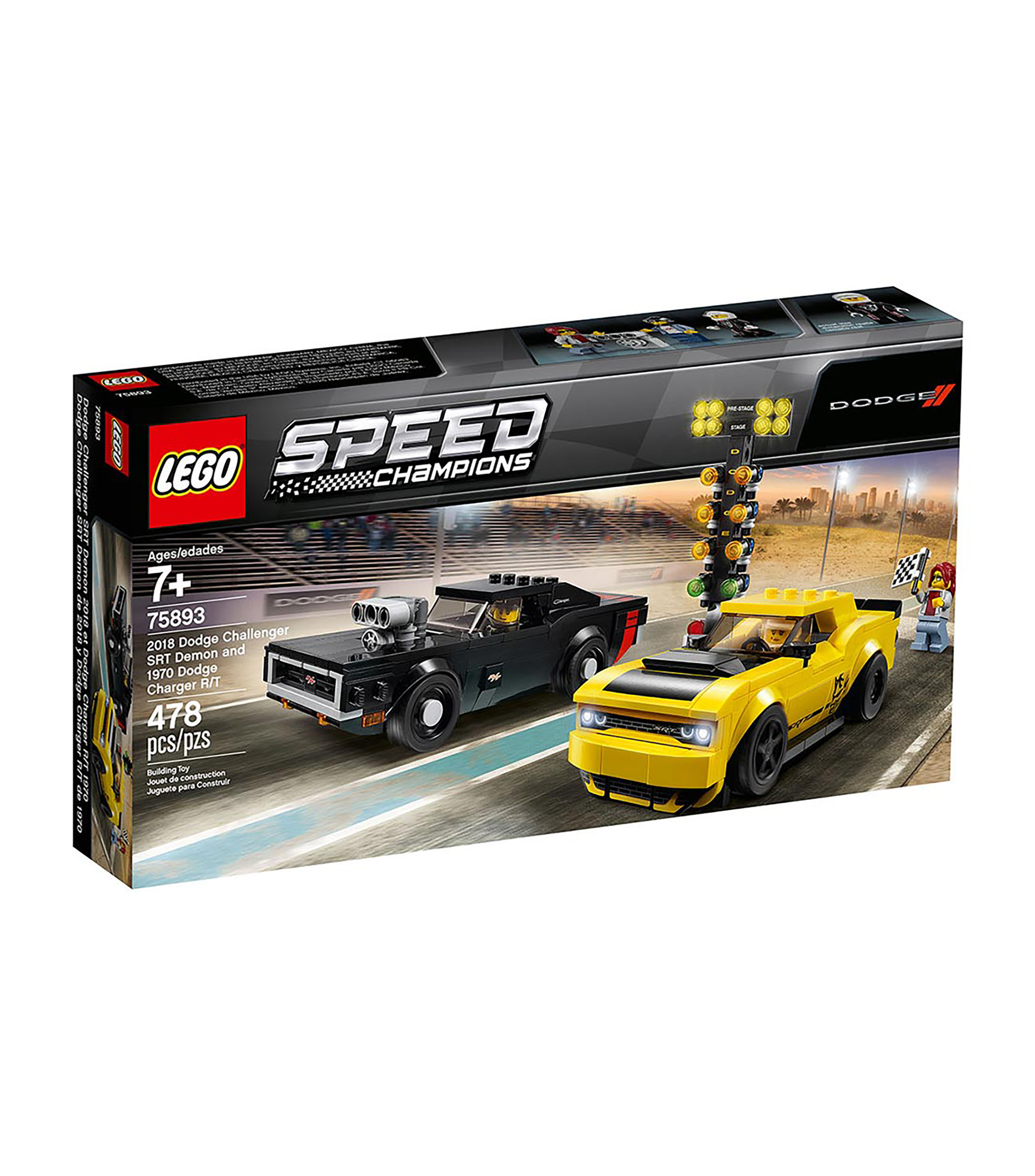 Lego Dodge Demon Dodge Charger, Drag Racing - El Palacio de Hierro