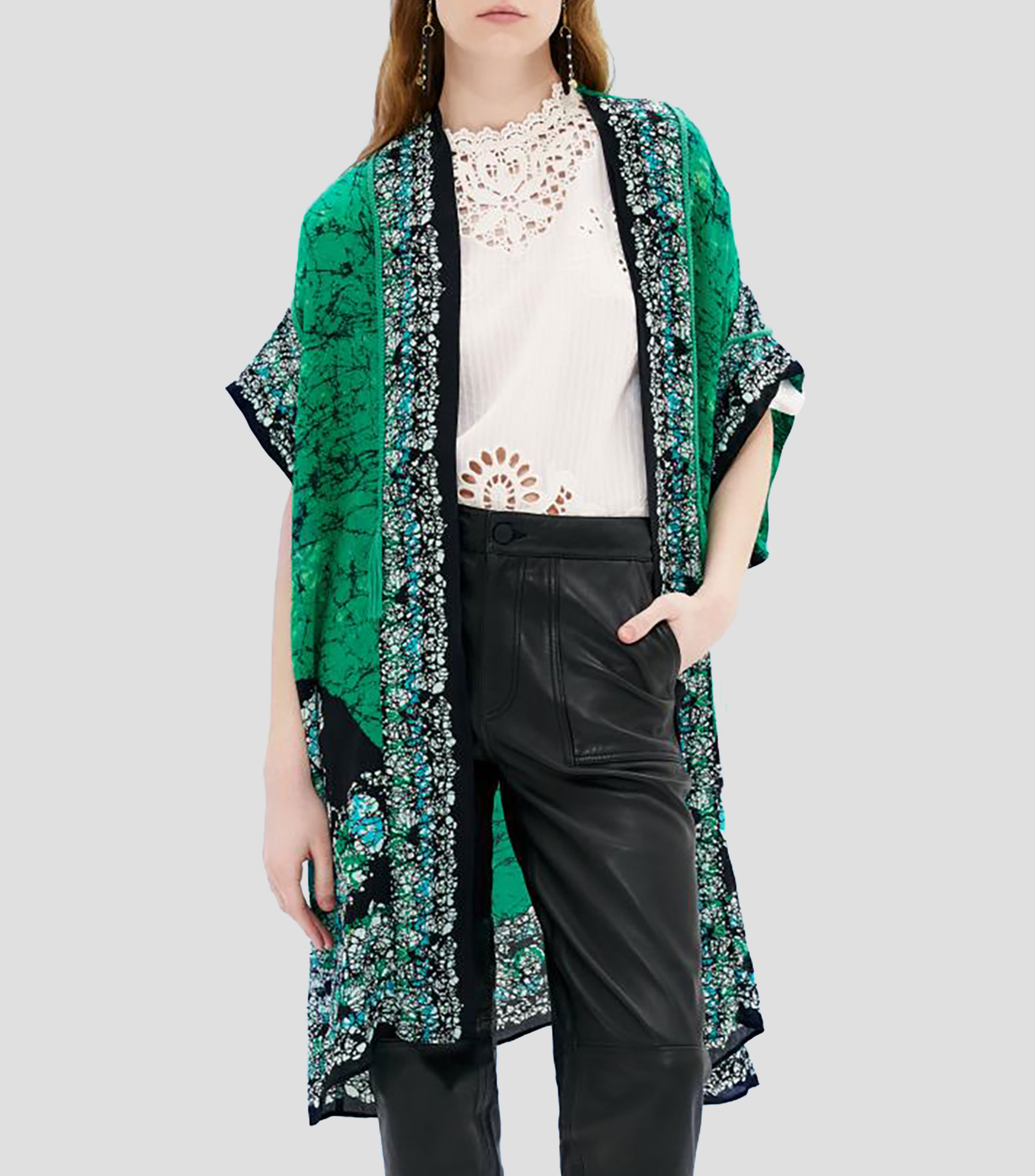 Rapsodia Kimono largo estampado Mujer |El Palacio de Hierro