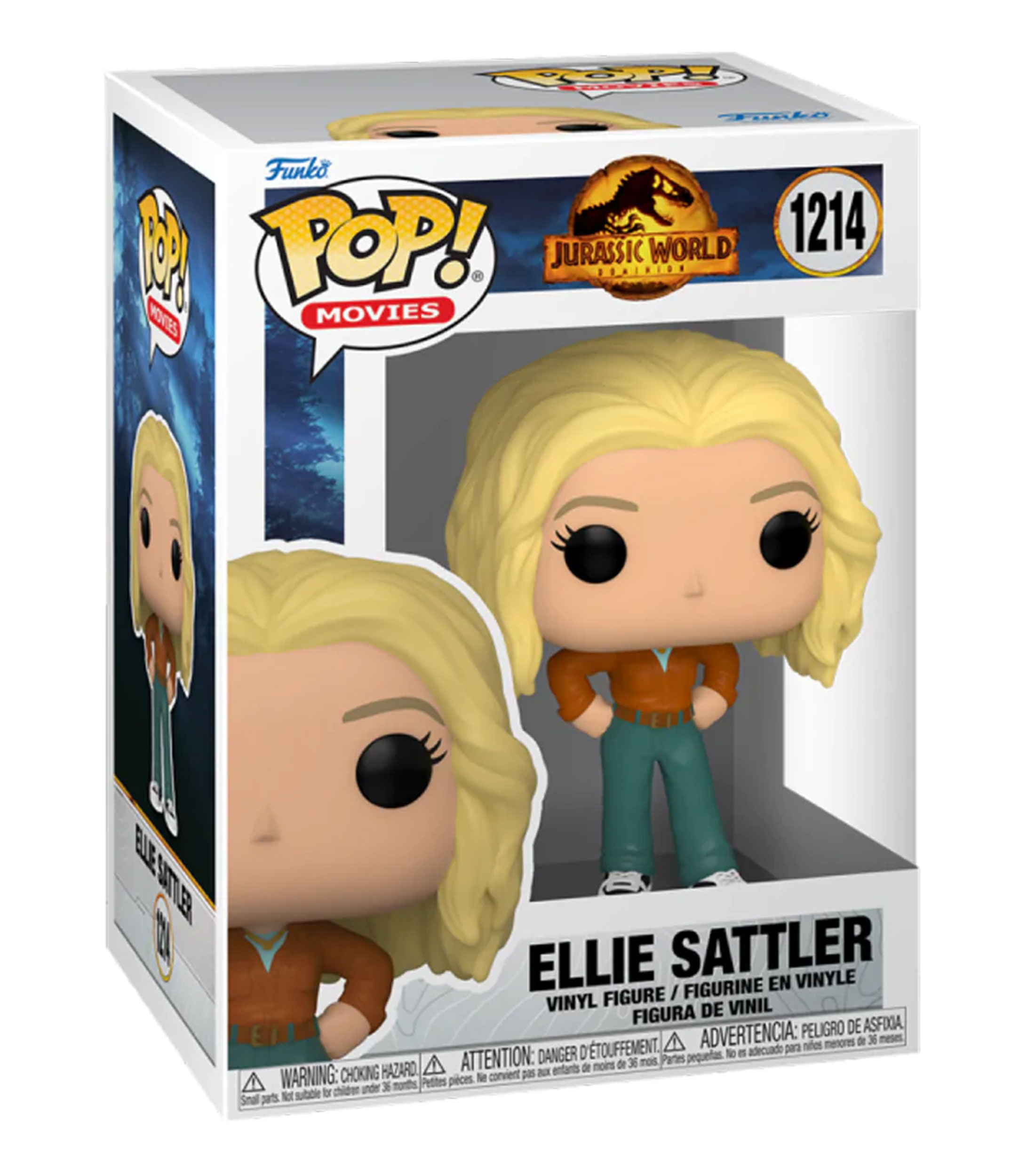 Funko Pop! Funko Ellie Sattler, Jurassic World: Dominion - El Palacio ...