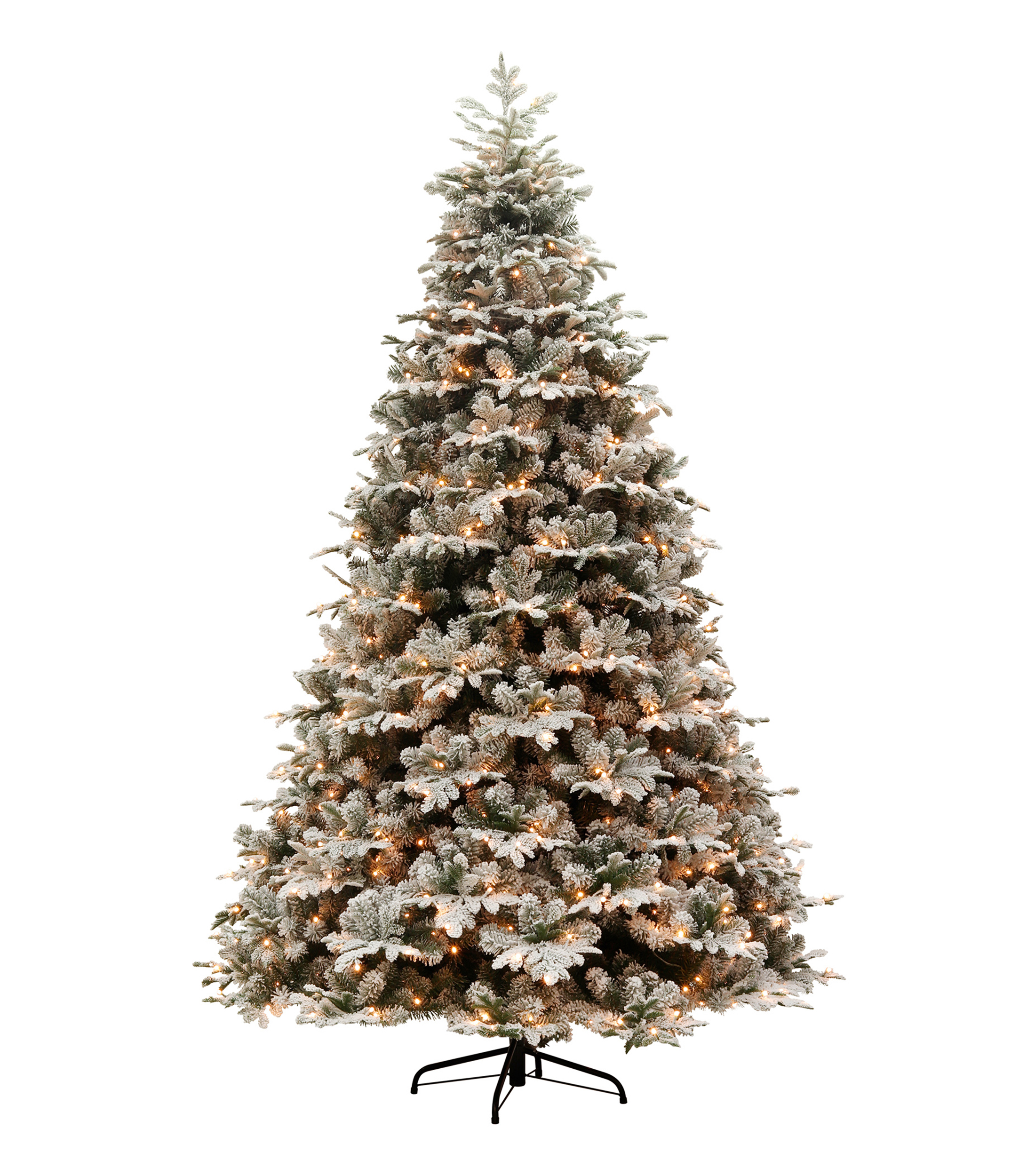 Puleo Asia Limited Árbol de Navidad Pemberton Nevado con luces 2.6 m ...