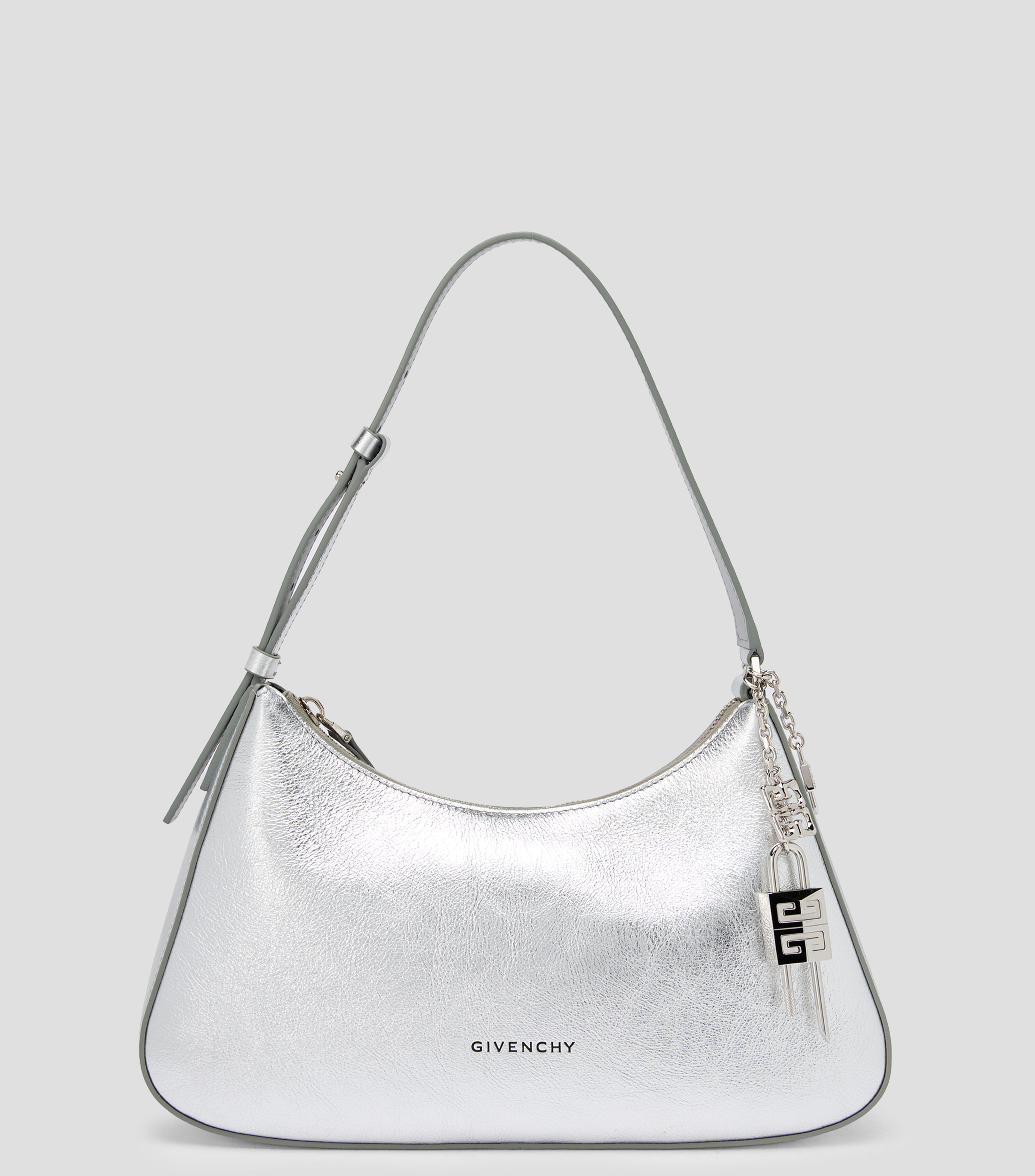 GIVENCHY_0848_Givenchy Bolsa Shoulder en piel Lucky Lock con charms ...