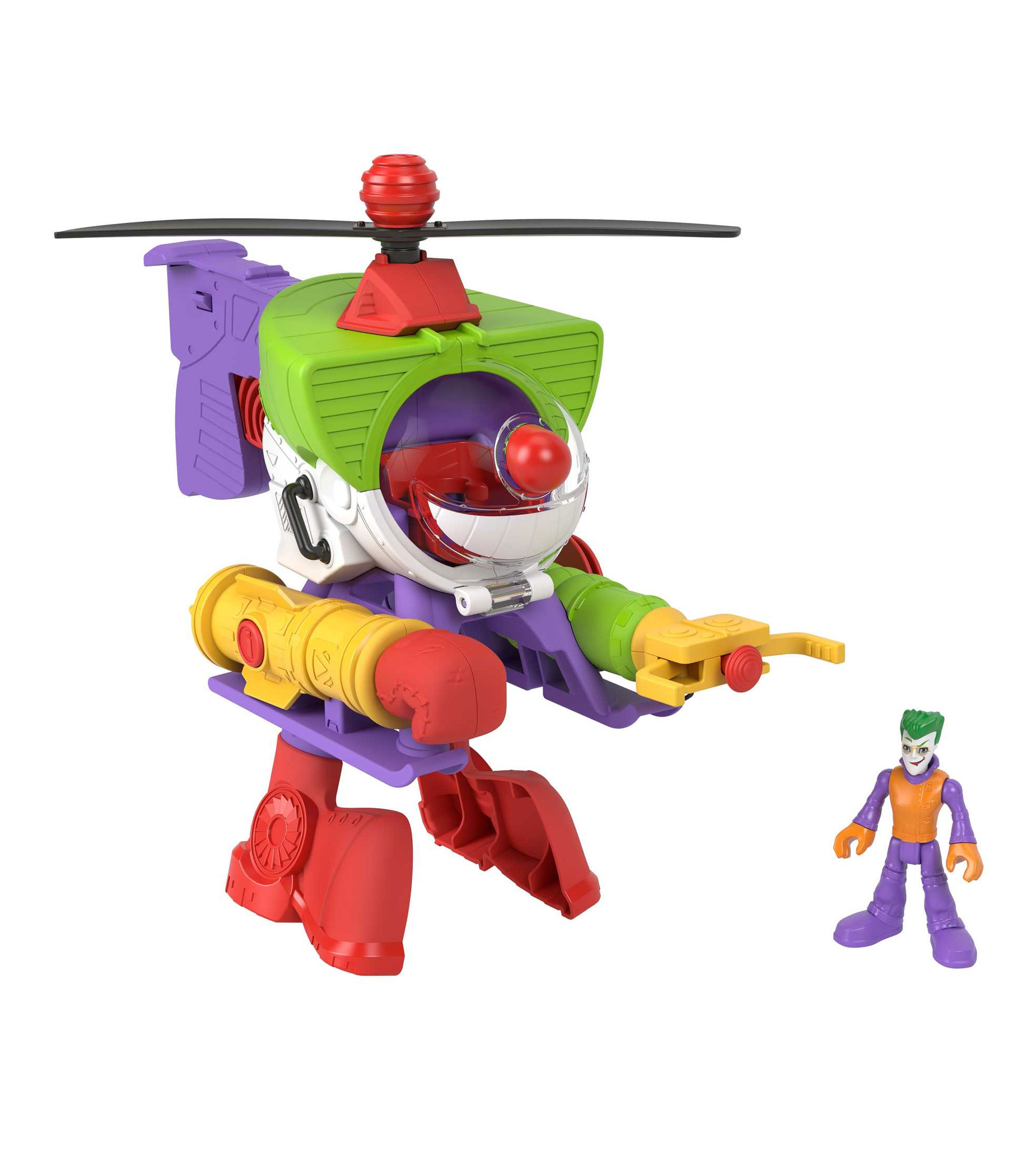 Imaginext: Imaginext DC Super Friends Vehículo The Joker Robo Copter ...