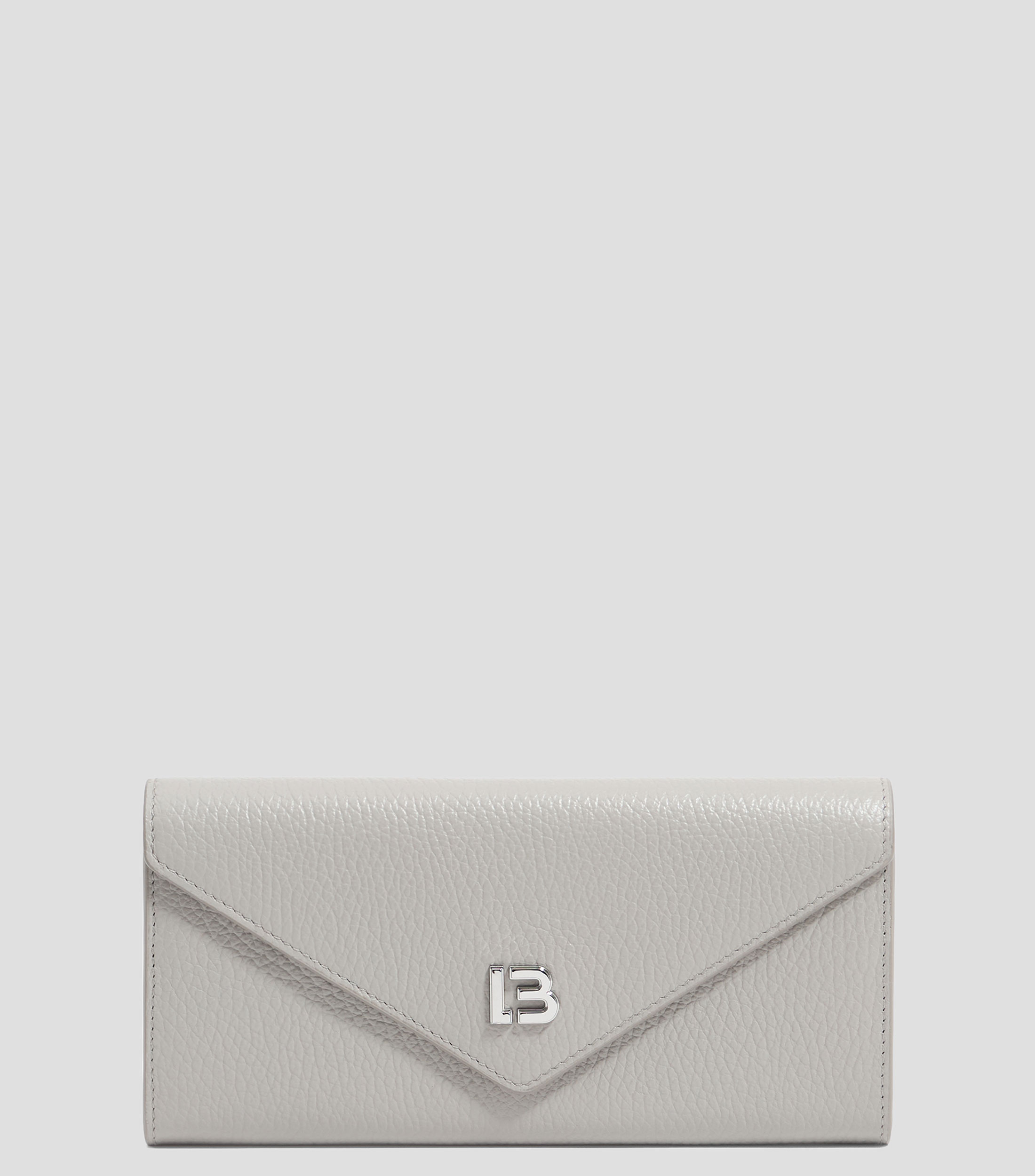 Bimba y Lola: Cartera continental piel gris claro Mujer | El Palacio de ...