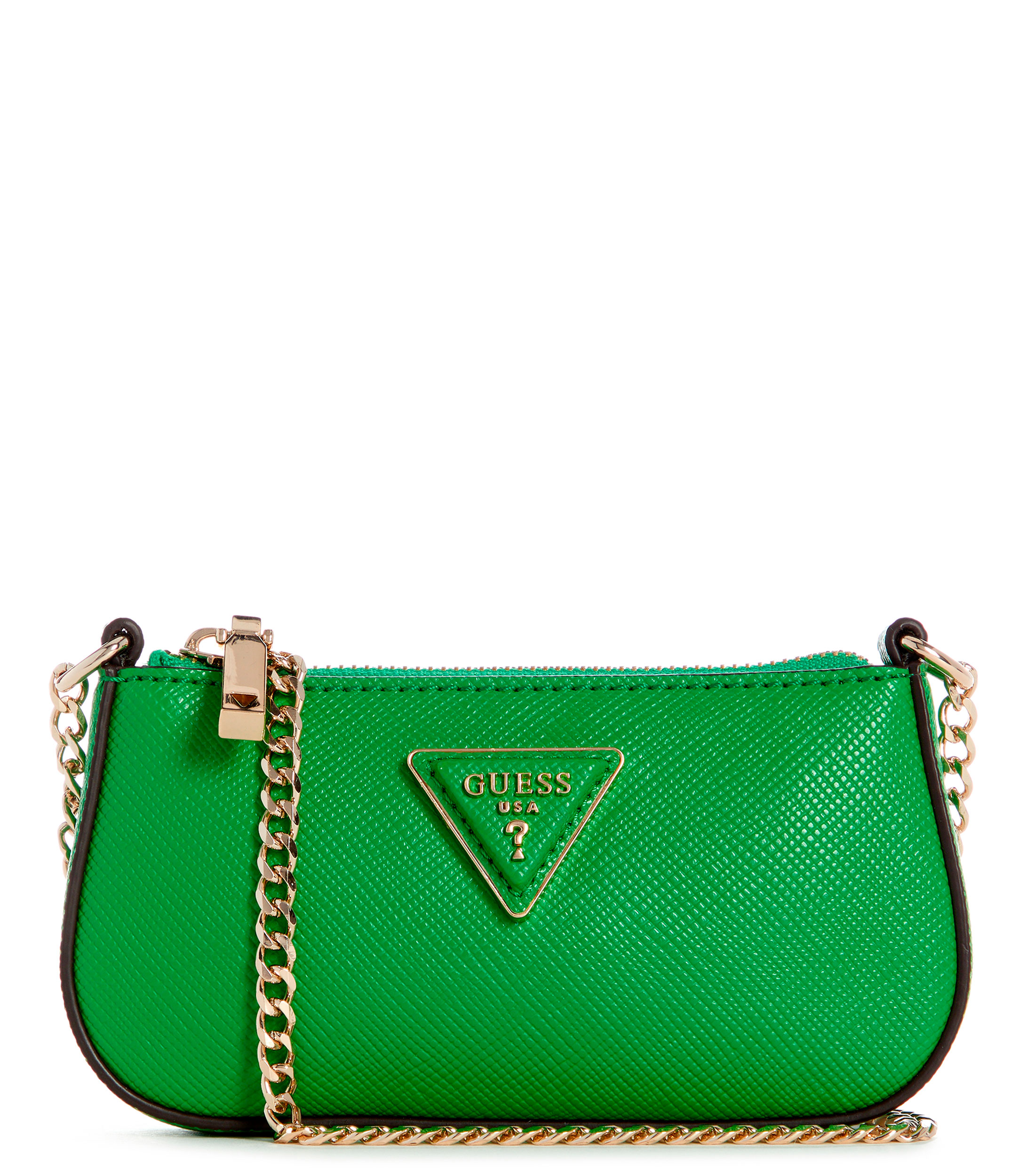 Guess: Bolso crossbody verde Avis con logo Mujer | El Palacio de Hierro